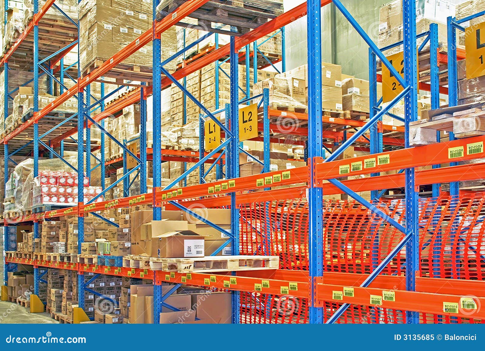 Storehouse factory stock image. Image of package, factory - 3135685