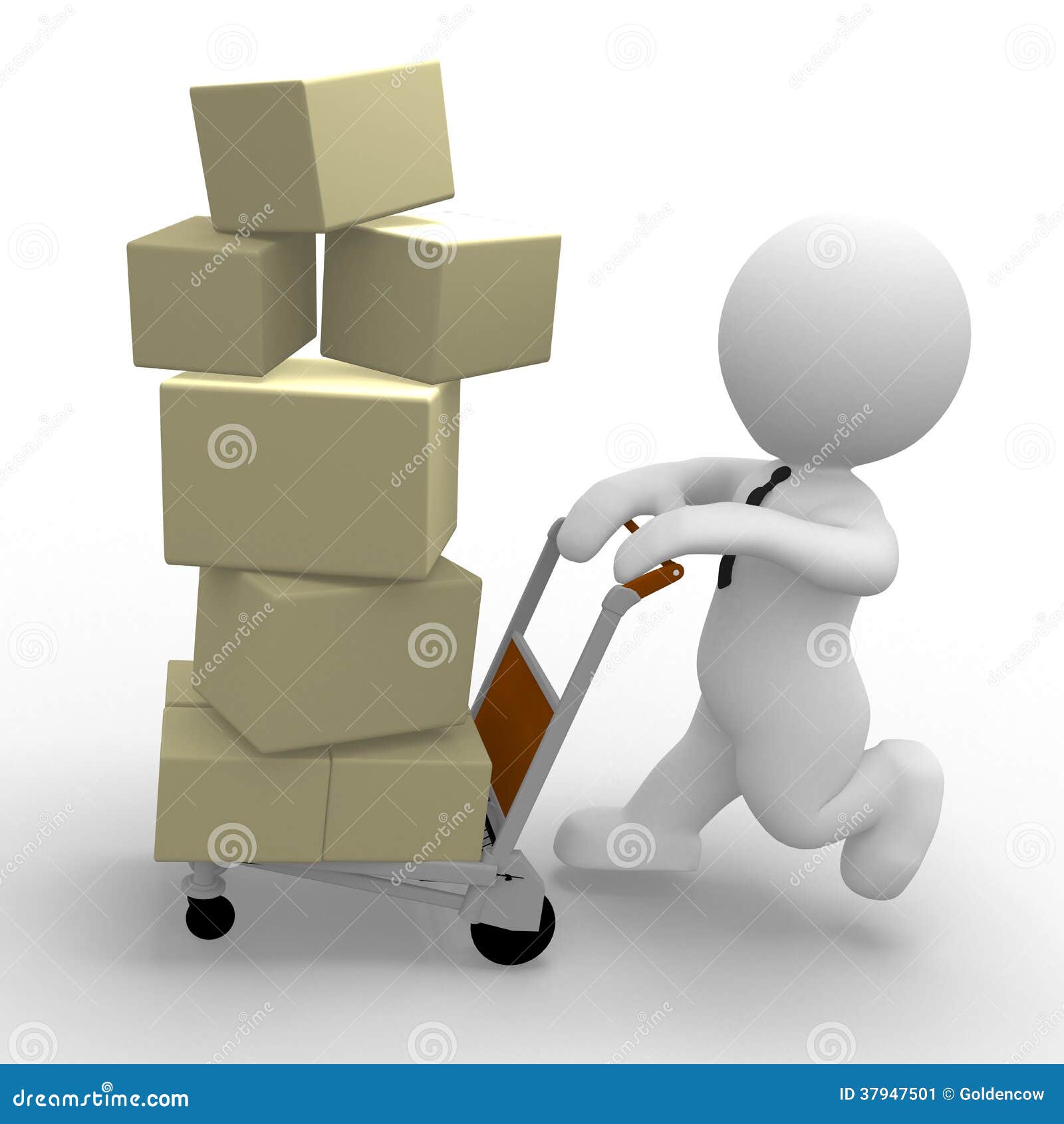 Storeman stock illustration. Illustration of symbol, white - 37947501
