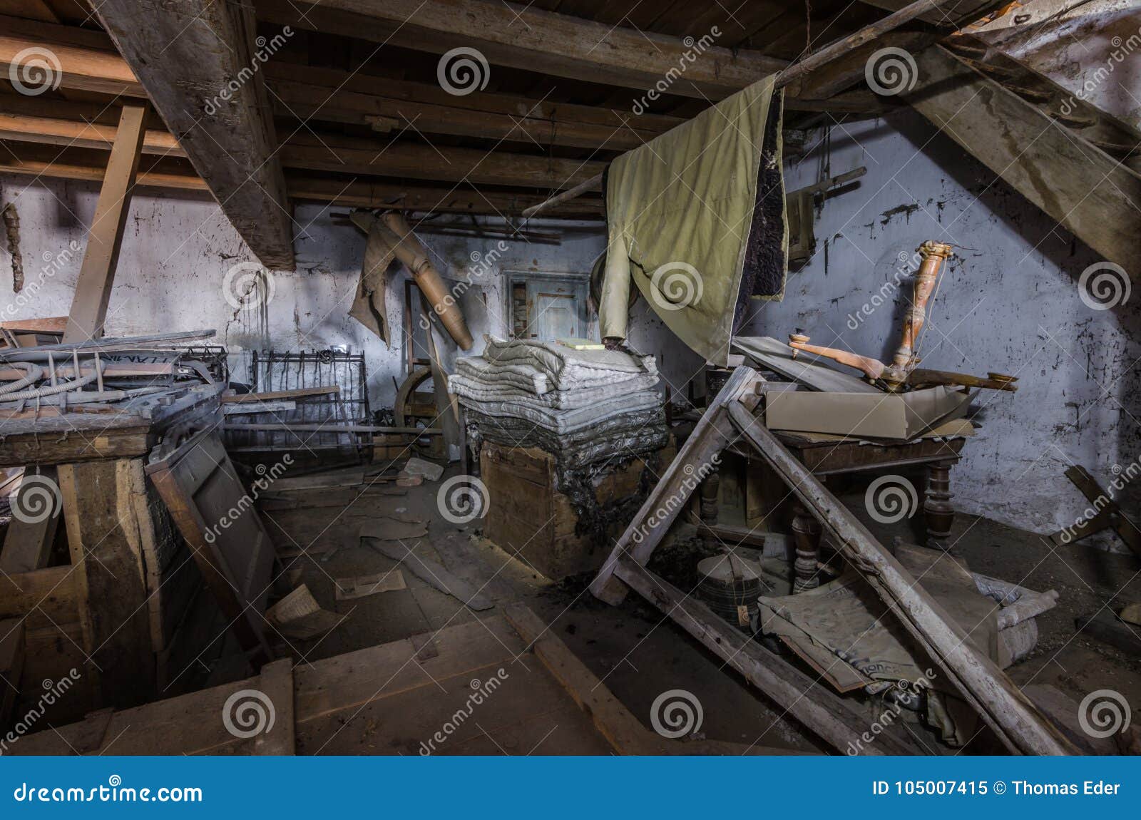 Storeroom in mill stock image. Image of historical, facade - 105007415
