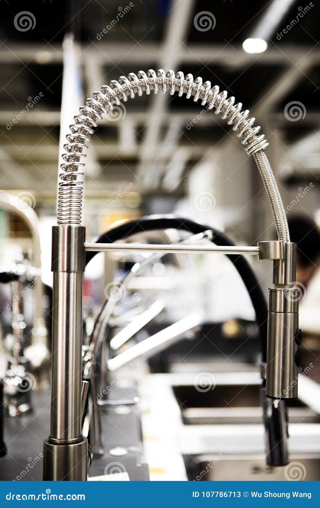 Stores, Kitchenware Display, Modeling Faucet, Stock Image - Image of ...