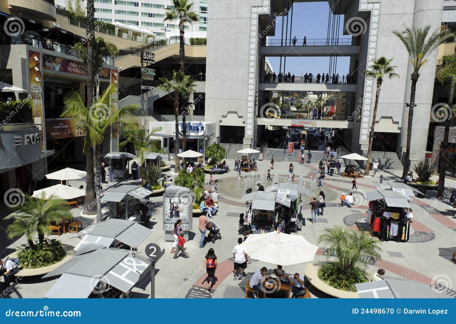 Stores and Restaurants in Kodak Theater Editorial Image - Image of ...