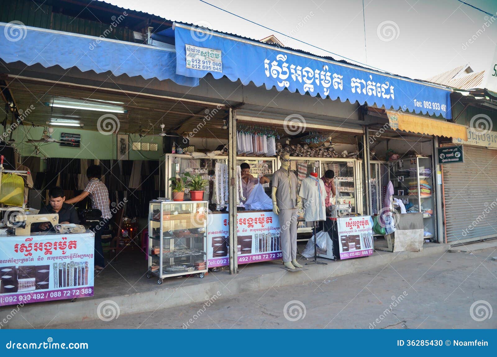 Stores in Siem Reap,Cambodia Editorial Image - Image of asia, cambodian ...