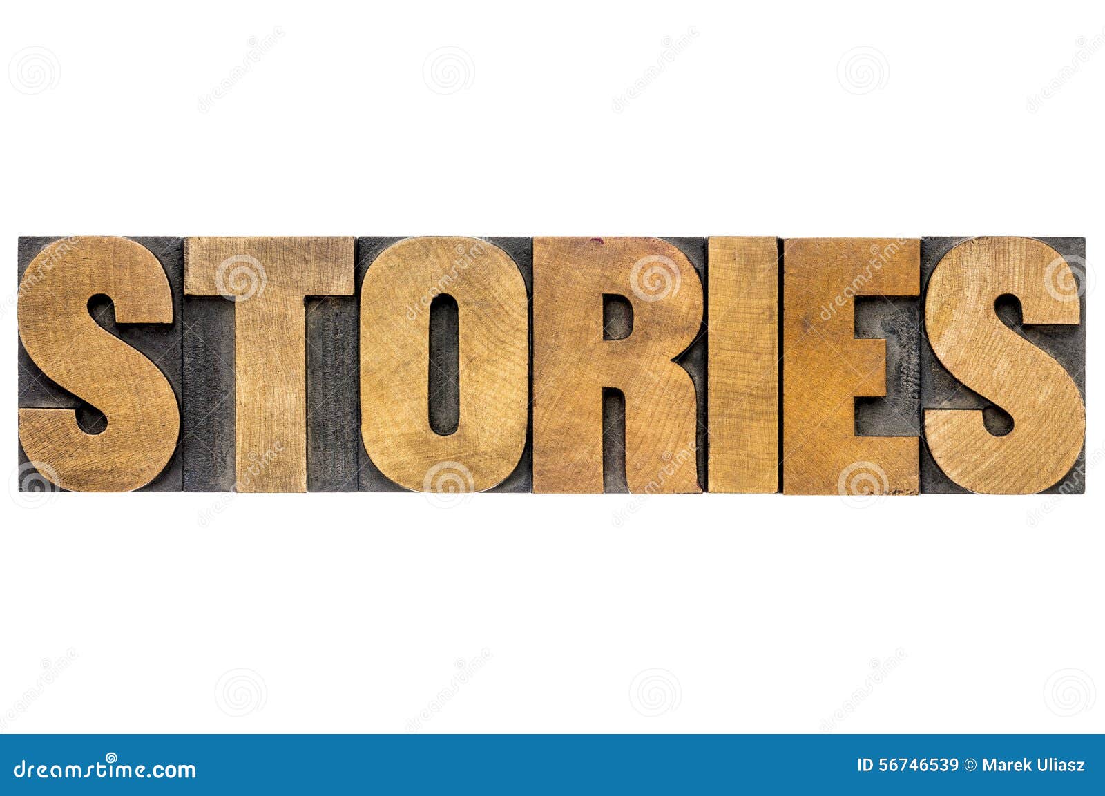 Stories Word in Letterpress Wood Type Stock Image - Image of news, wood ...