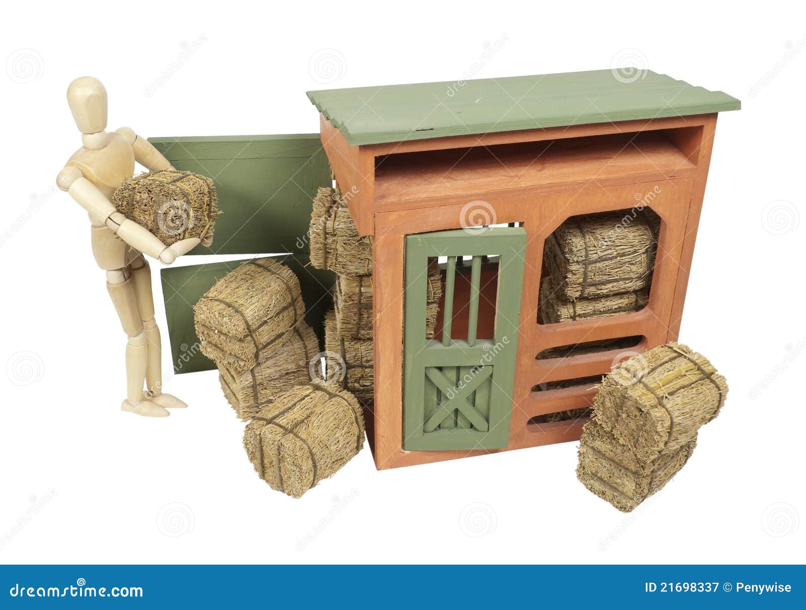 Storing Hay stock image. Image of storage, covered, wood - 21698337