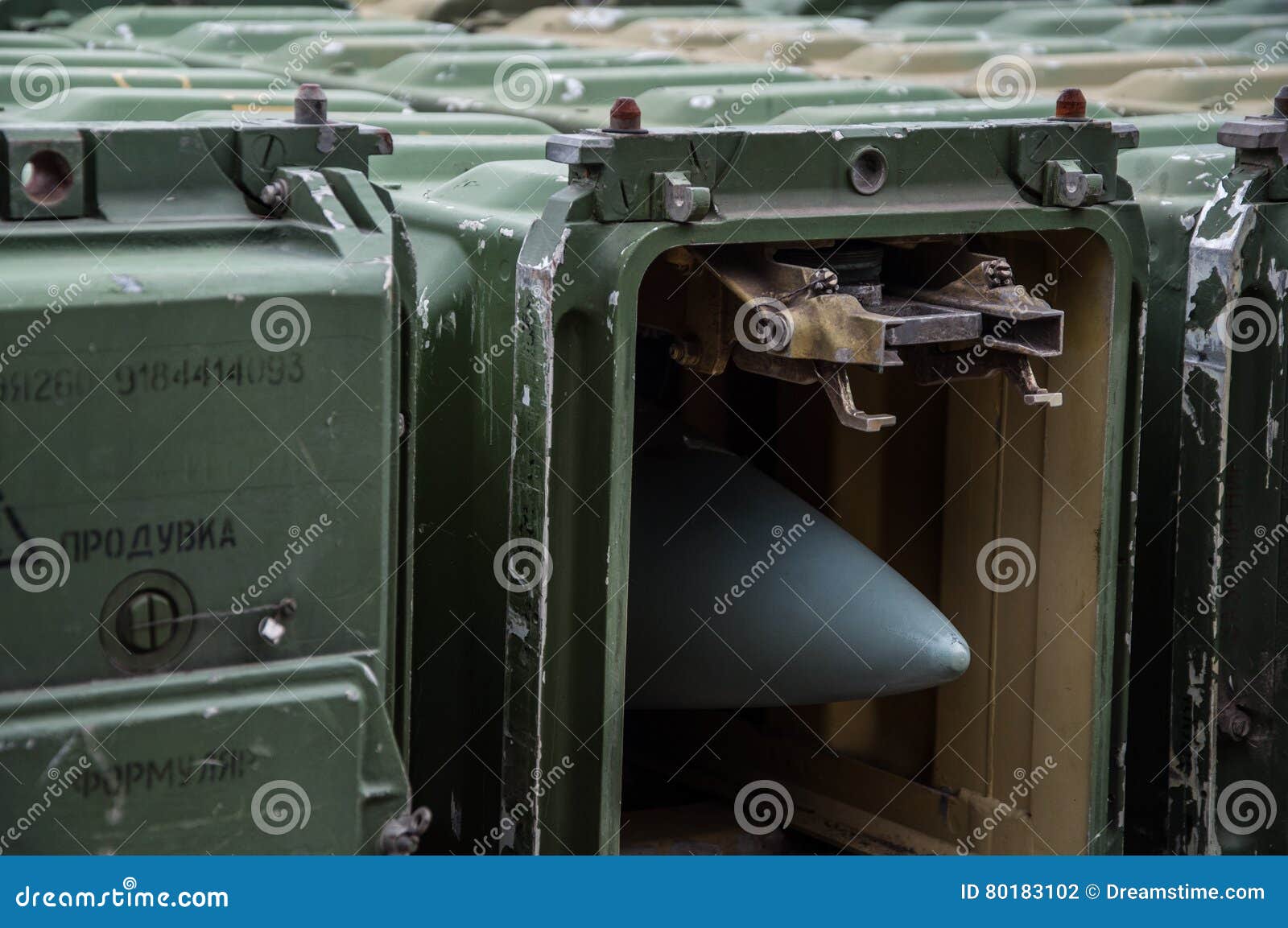 Storing missiles stock photo. Image of armament, soviet - 80183102