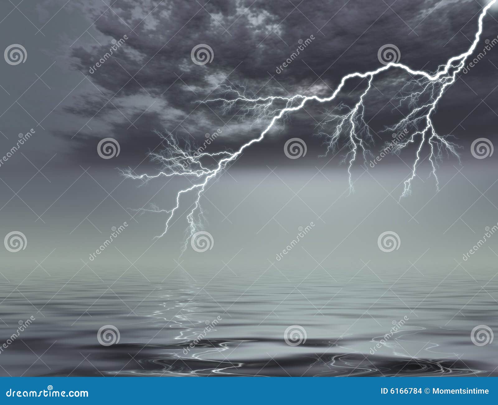 Storm stock illustration. Illustration of rough, lightning - 6166784