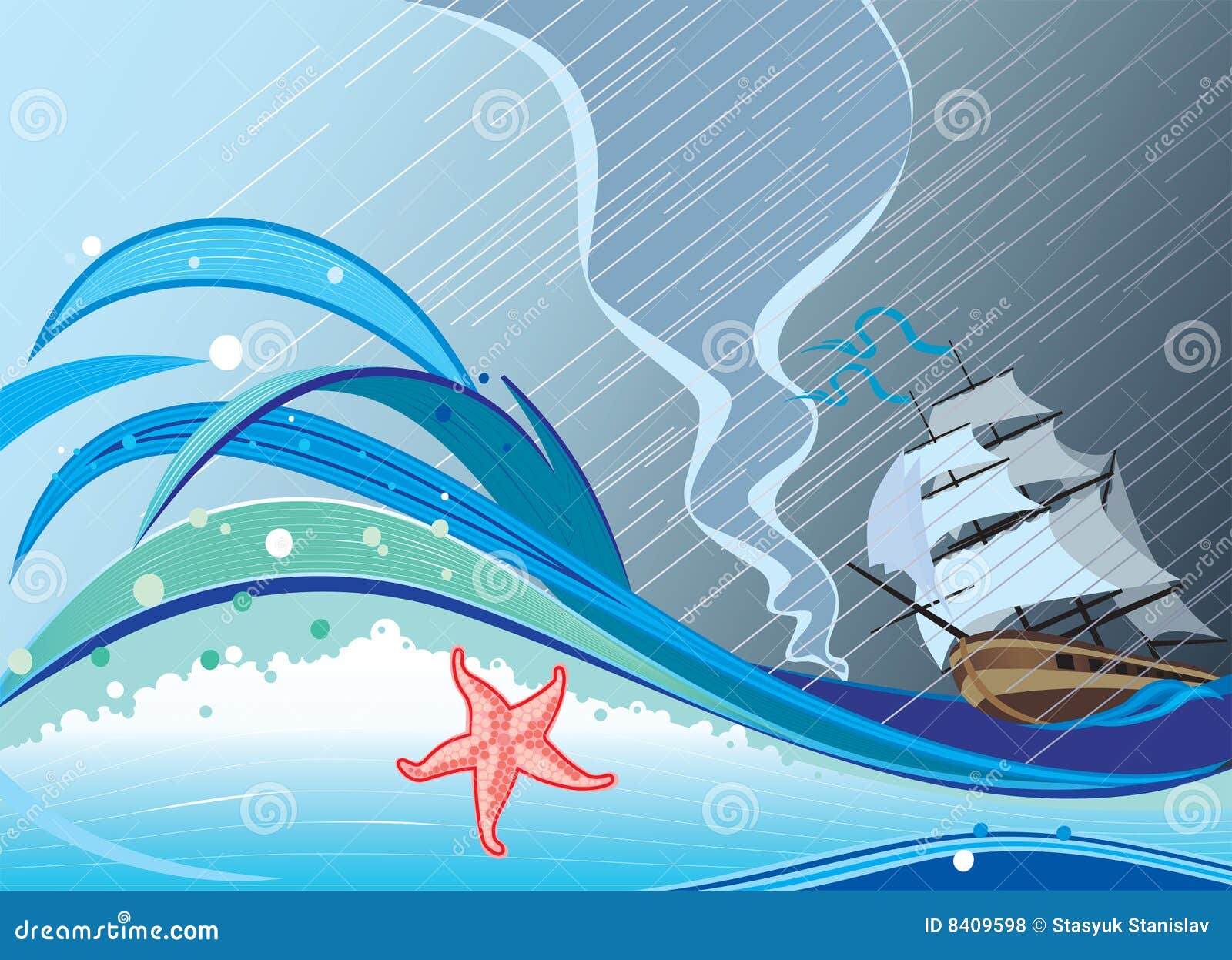 Sea Storm Clipart