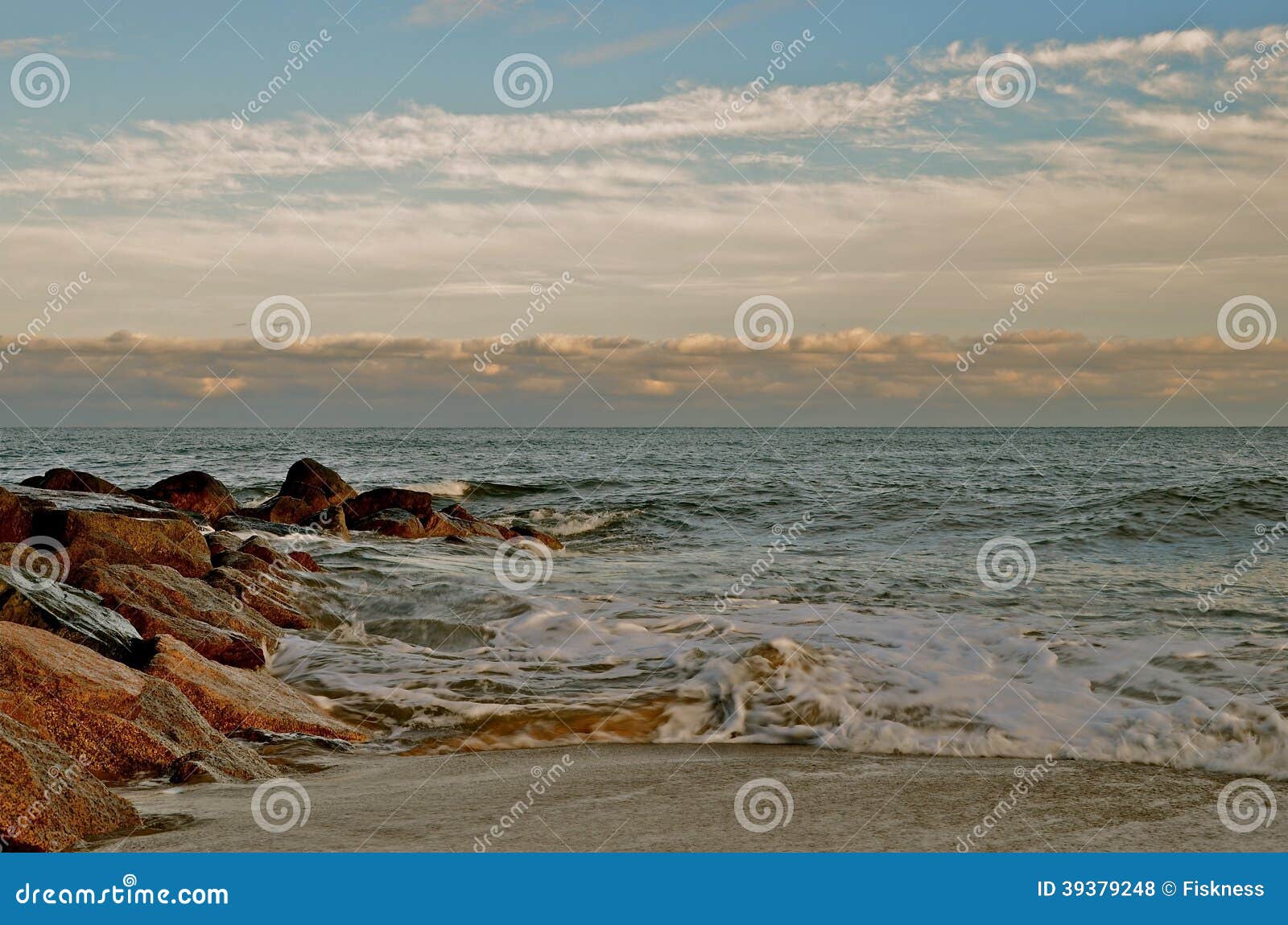 Storm Approaching on the Ocean Stock Photo - Image of clouds, scenic ...