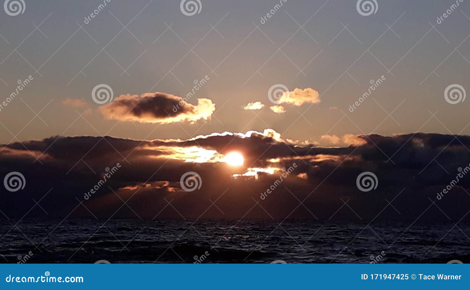 Storm Approaching at Sunset Stock Image - Image of approaching, sunset ...