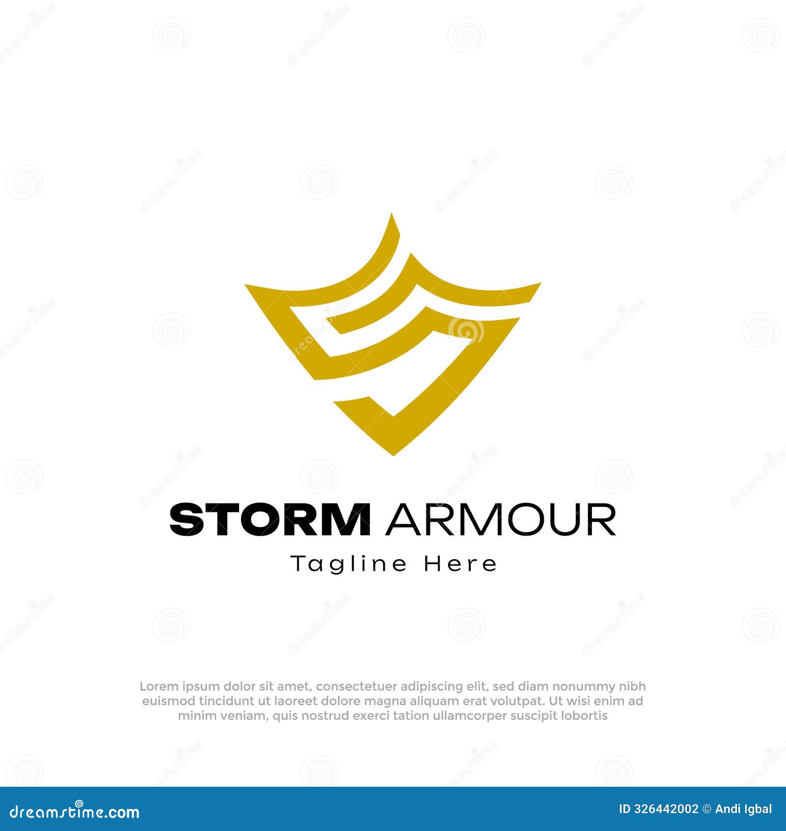 Armour Shield Symbol Of Protection, Defence, And Security. Vector ...