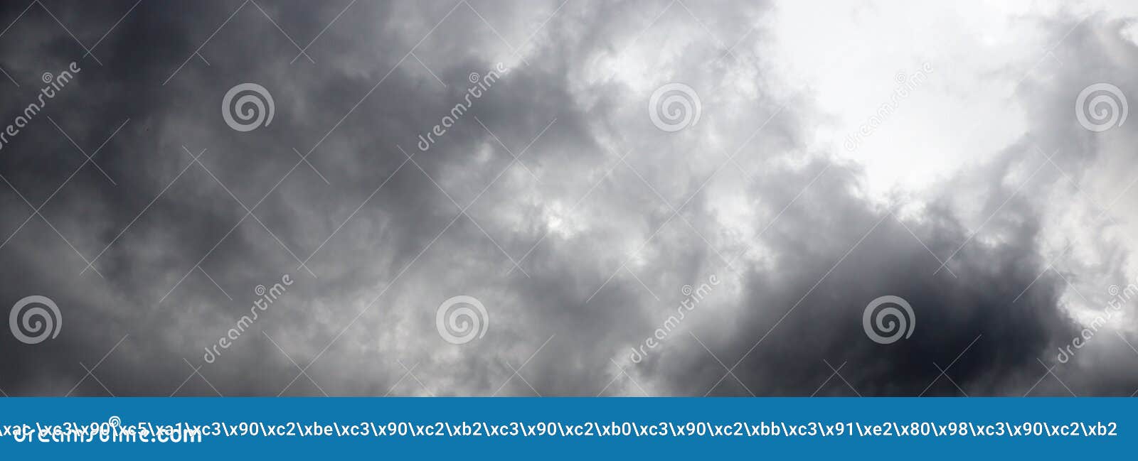 Storm Background with Gray and Black Clouds Stock Image - Image of ...