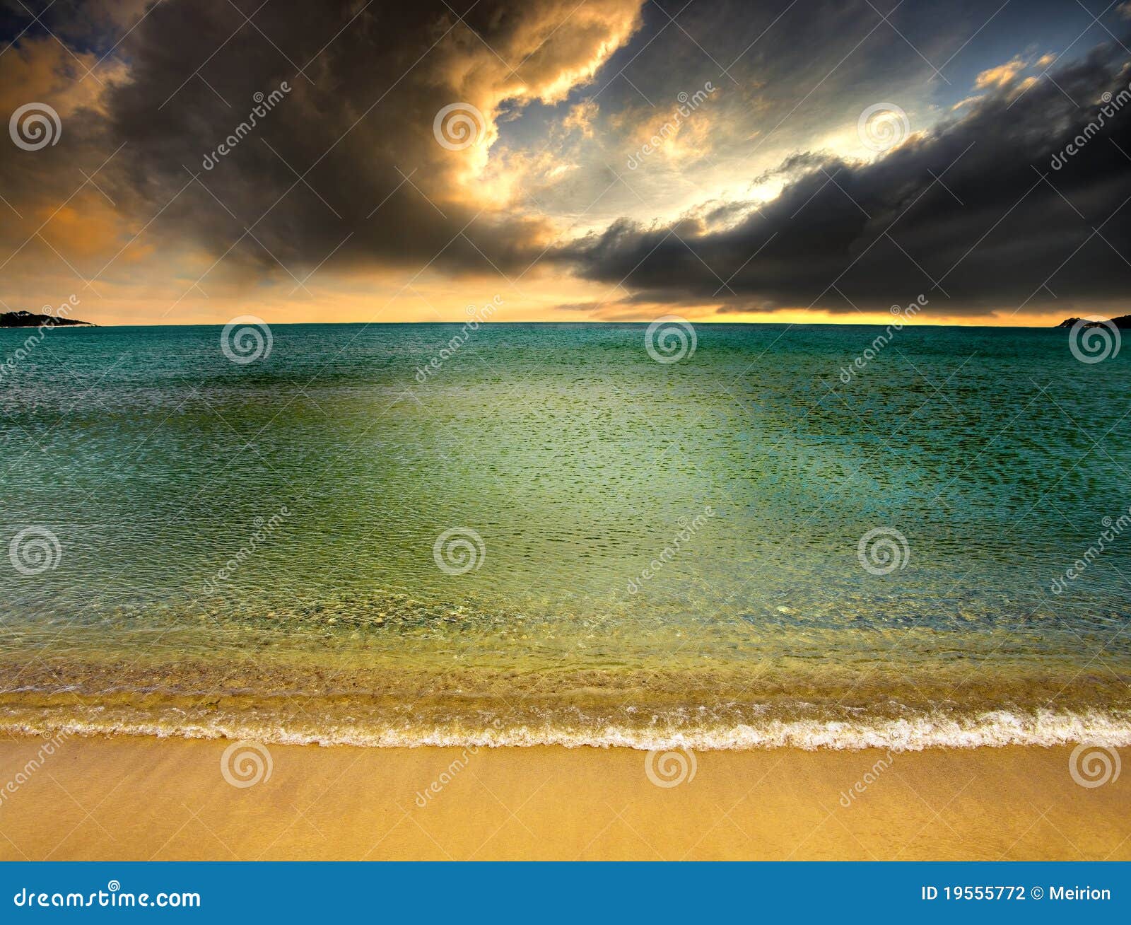 Storm at beach stock photo. Image of vacation, moody - 19555772