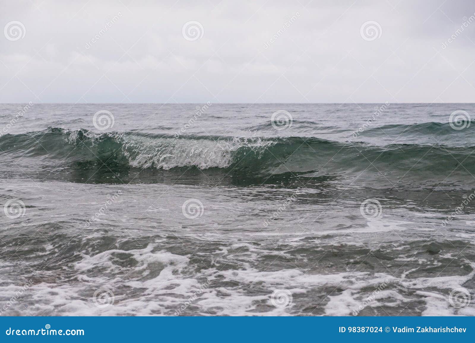 Storm on the Black Sea in Winter Stock Photo - Image of color, hope ...