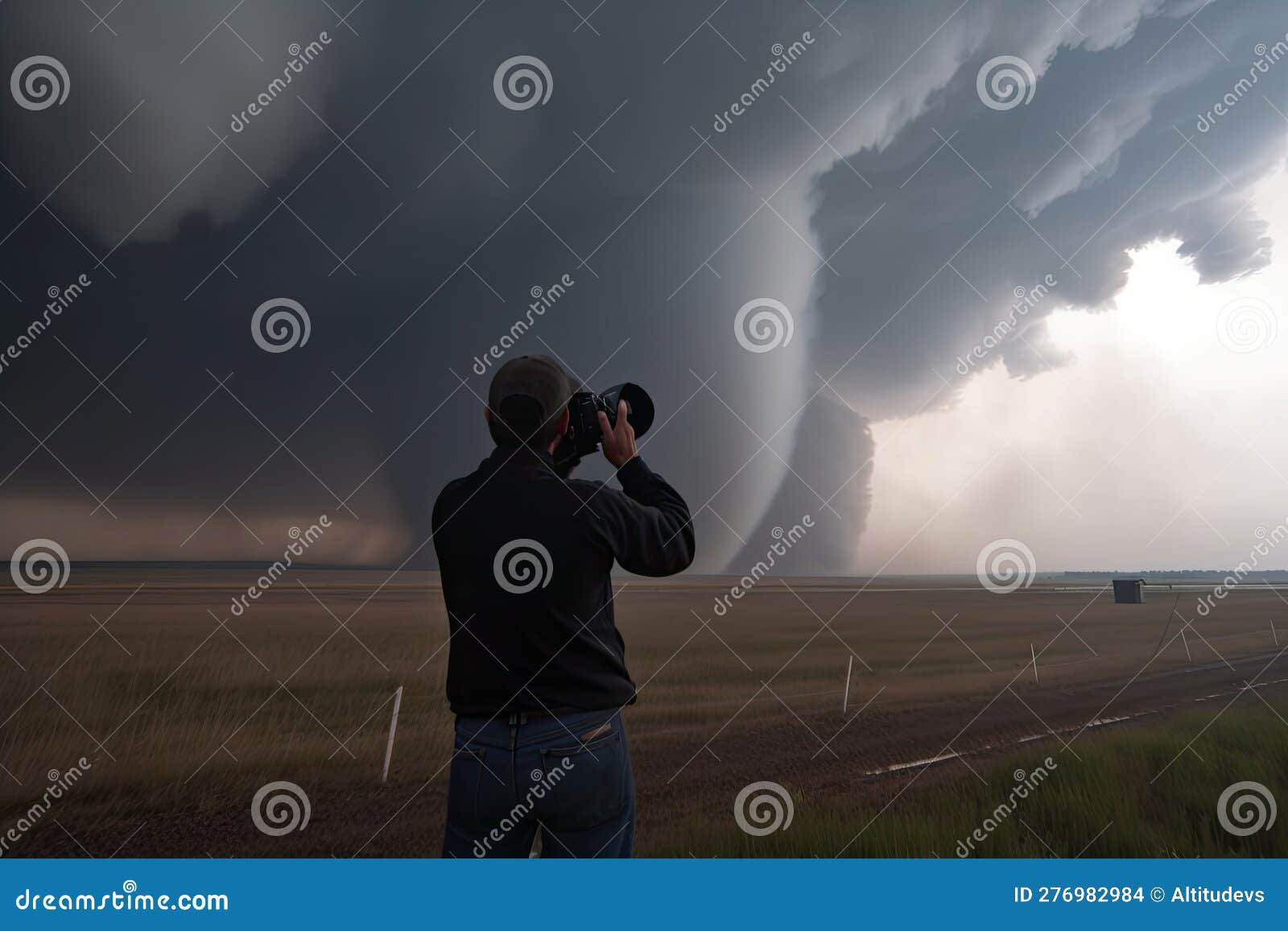 Storm Chaser Captures Up Close Footage Of Hail Pounding The Ground And