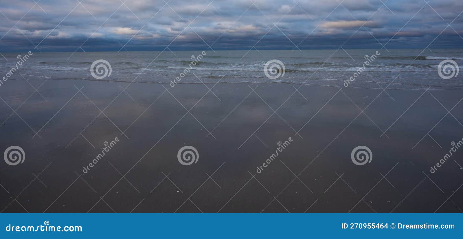 Storm Clearing at Myrtle Beach at Dawn Stock Photo - Image of nature ...