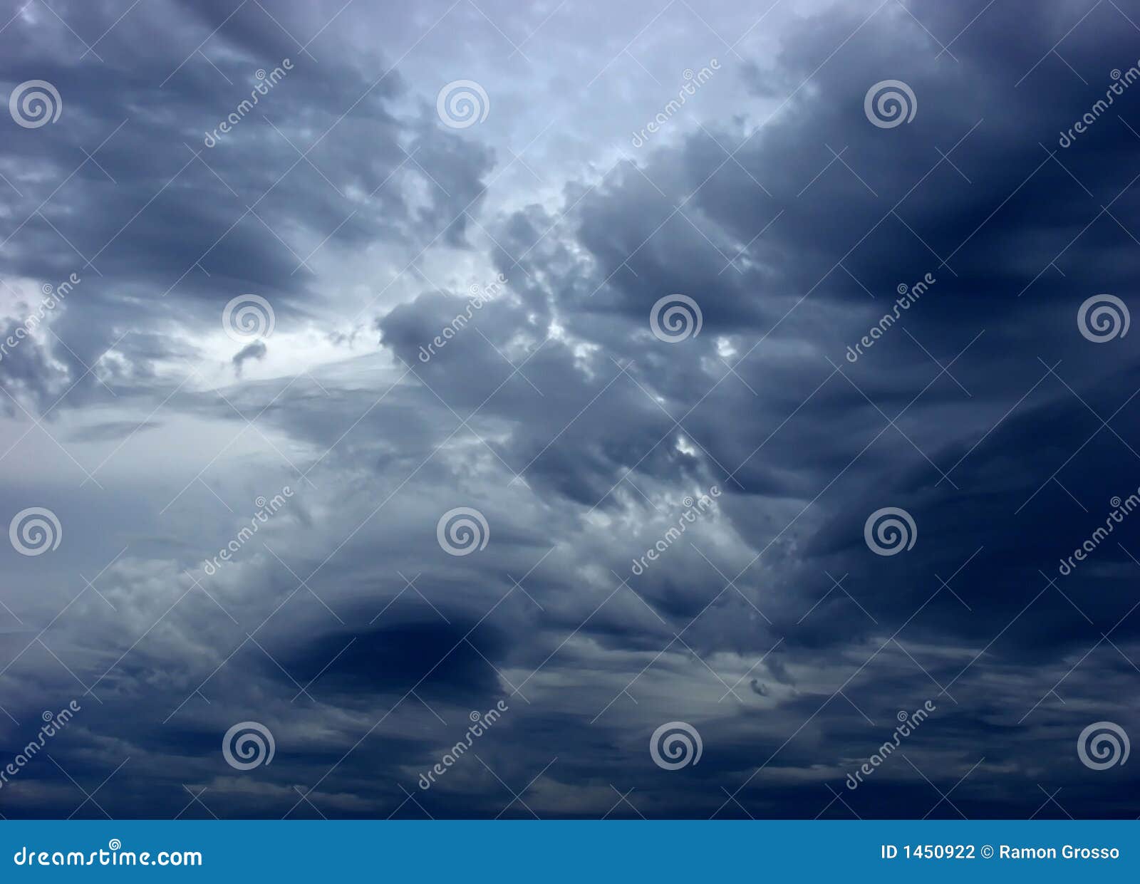 Storm cloud stock photo. Image of decline, blue, evening - 1450922