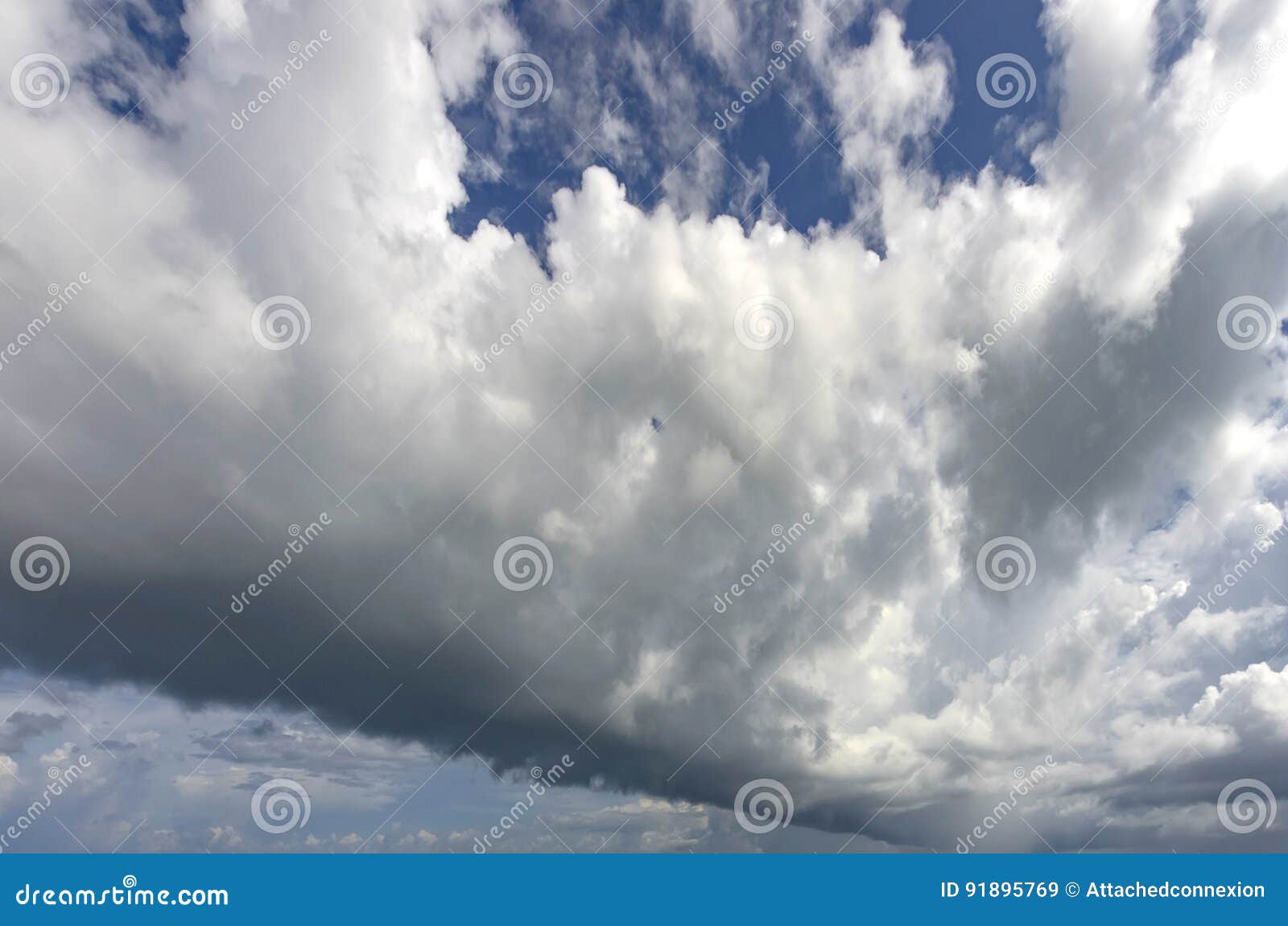 Storm cloud on Blue sky stock image. Image of beautiful - 91895769