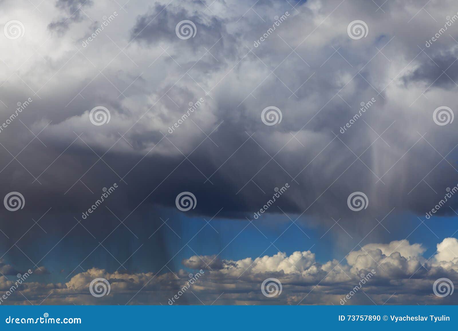 Storm cloud with rain stock photo. Image of cloudy, bright - 73757890