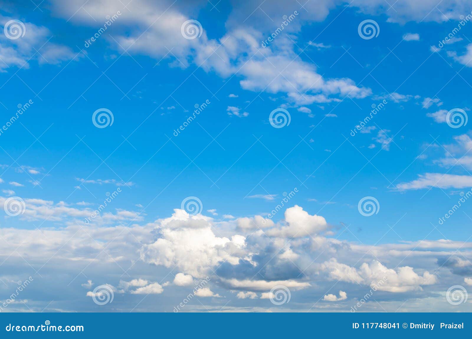 Storm Clouds Against a Bright Blue Sky. Stock Image - Image of storm ...