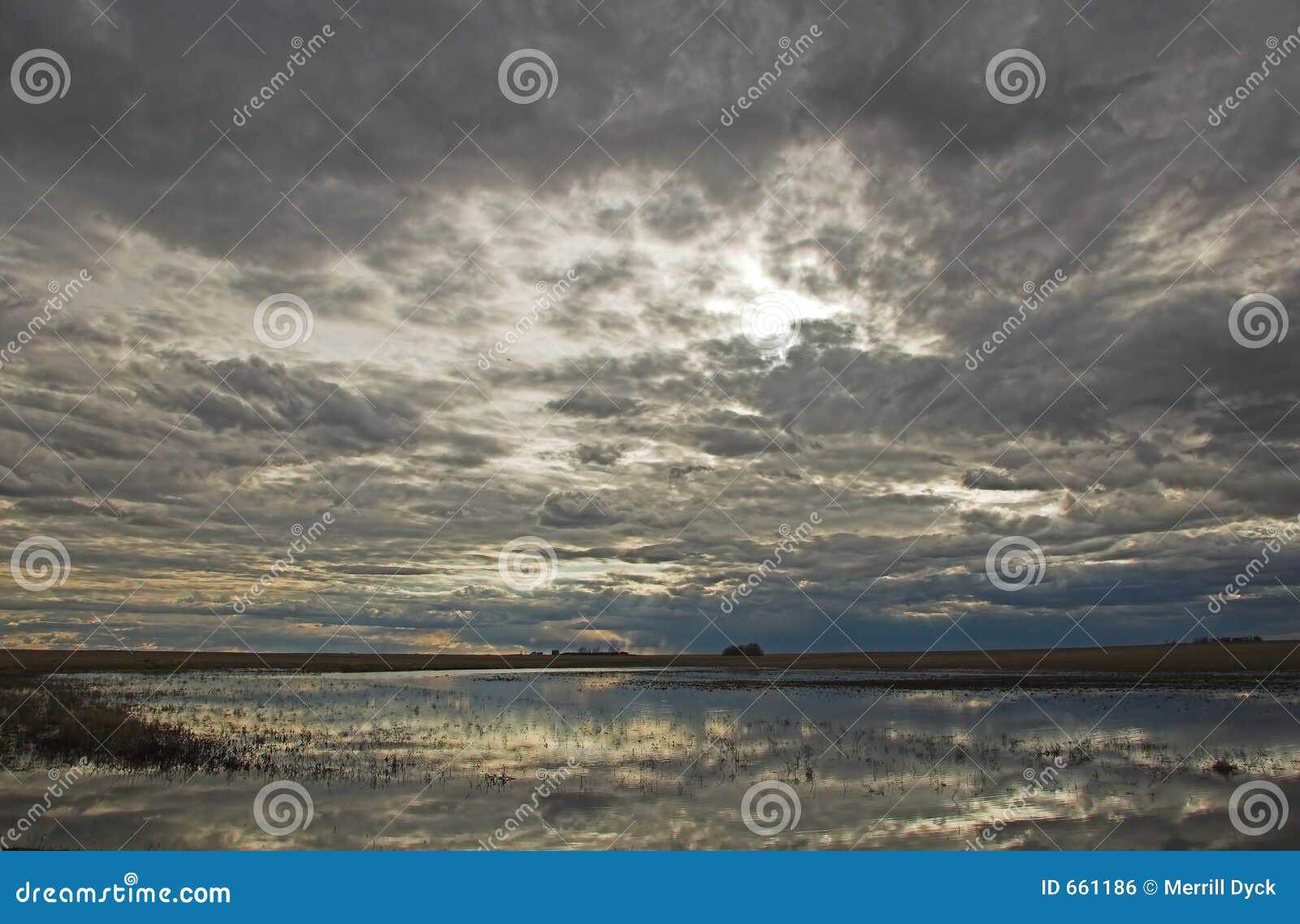 Storm Clouds Building stock photo. Image of reflection - 661186
