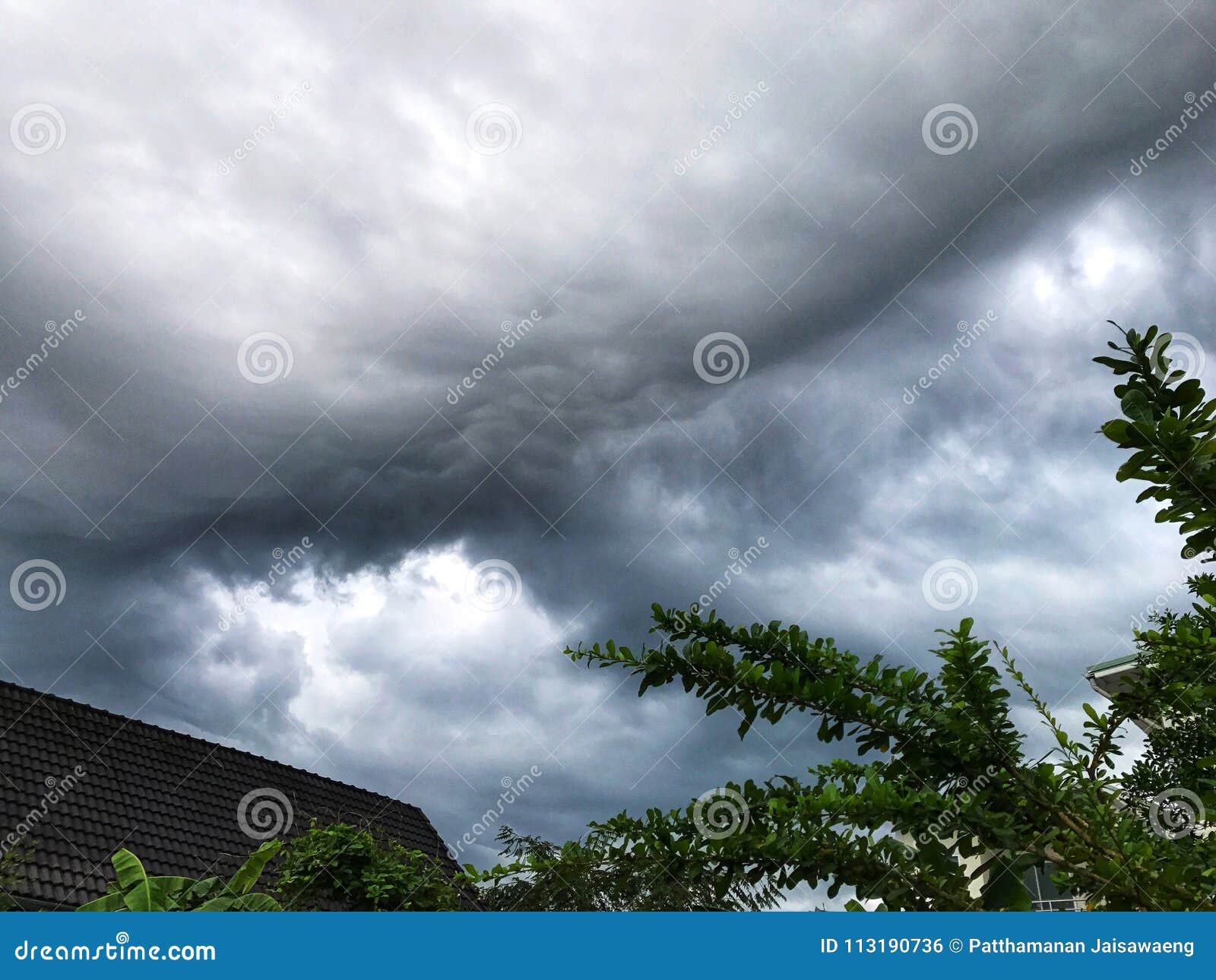 Storm Clouds, Dark Cloudy before Storm Stock Photo - Image of ...