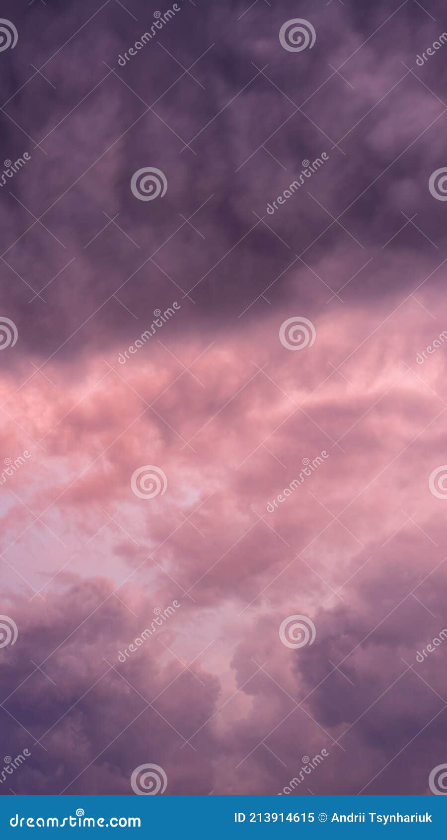 Storm Clouds on the Eve of a Thunderstorm, Purple Clouds in Cloudy ...