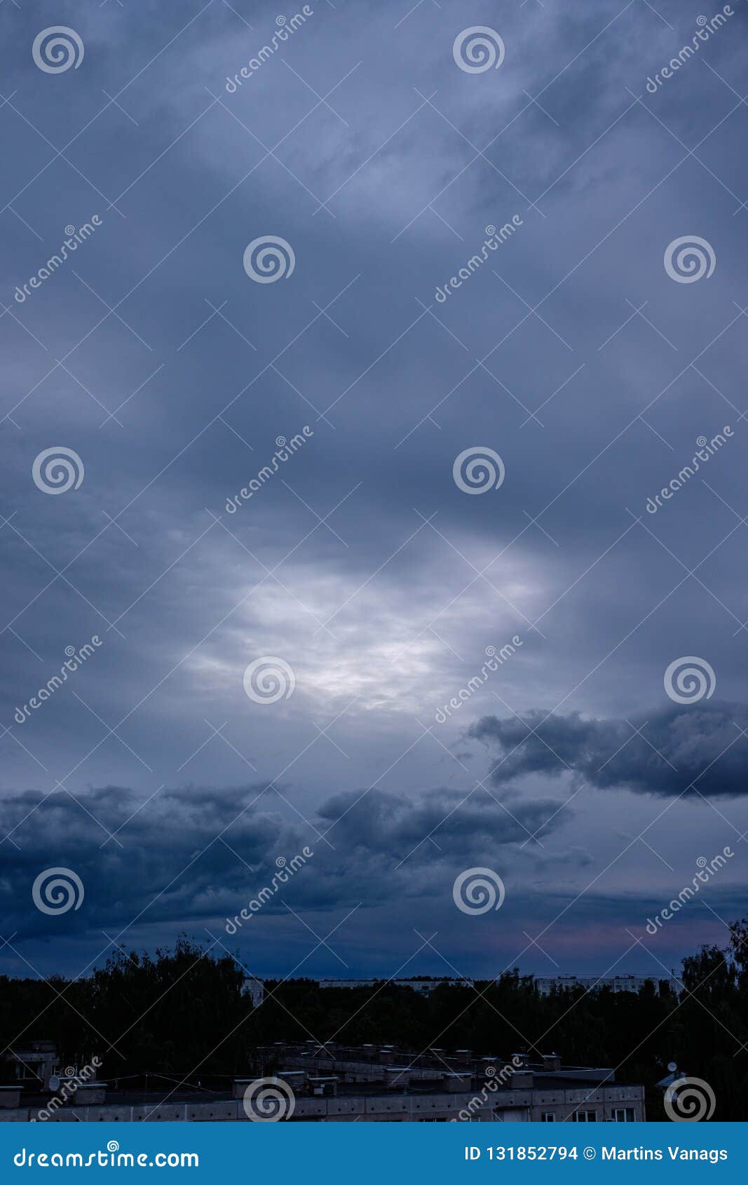 Storm Clouds Forming Over the Countryside Stock Photo - Image of light ...