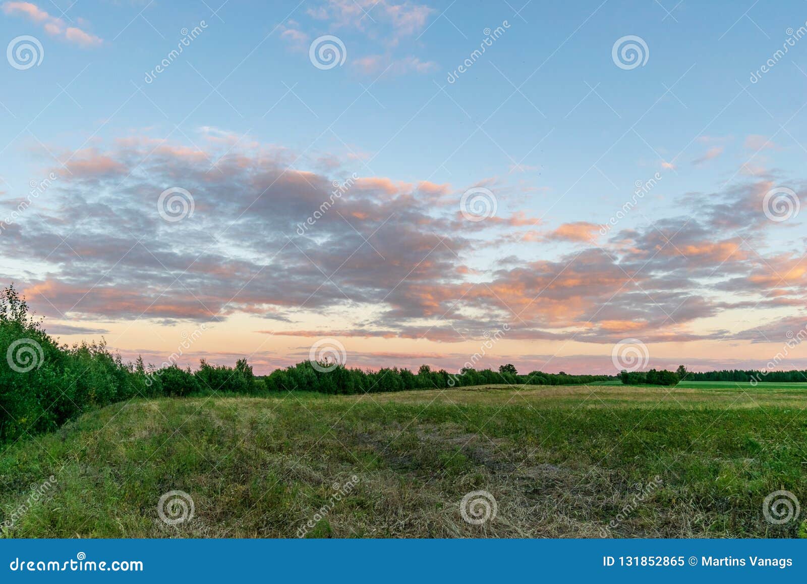 Storm Clouds Forming Over the Countryside Stock Image - Image of cloud ...