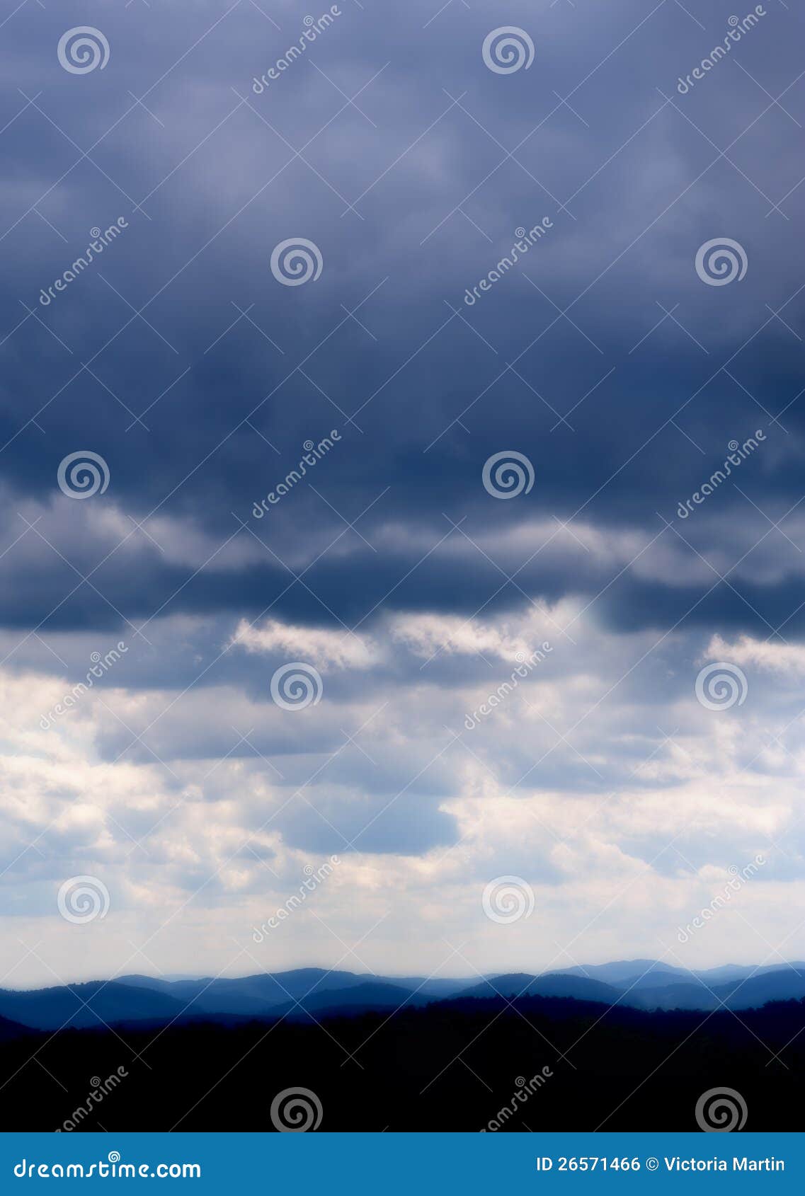 Storm Clouds Over Blue Ridge Stock Photo - Image of dark, black: 26571466