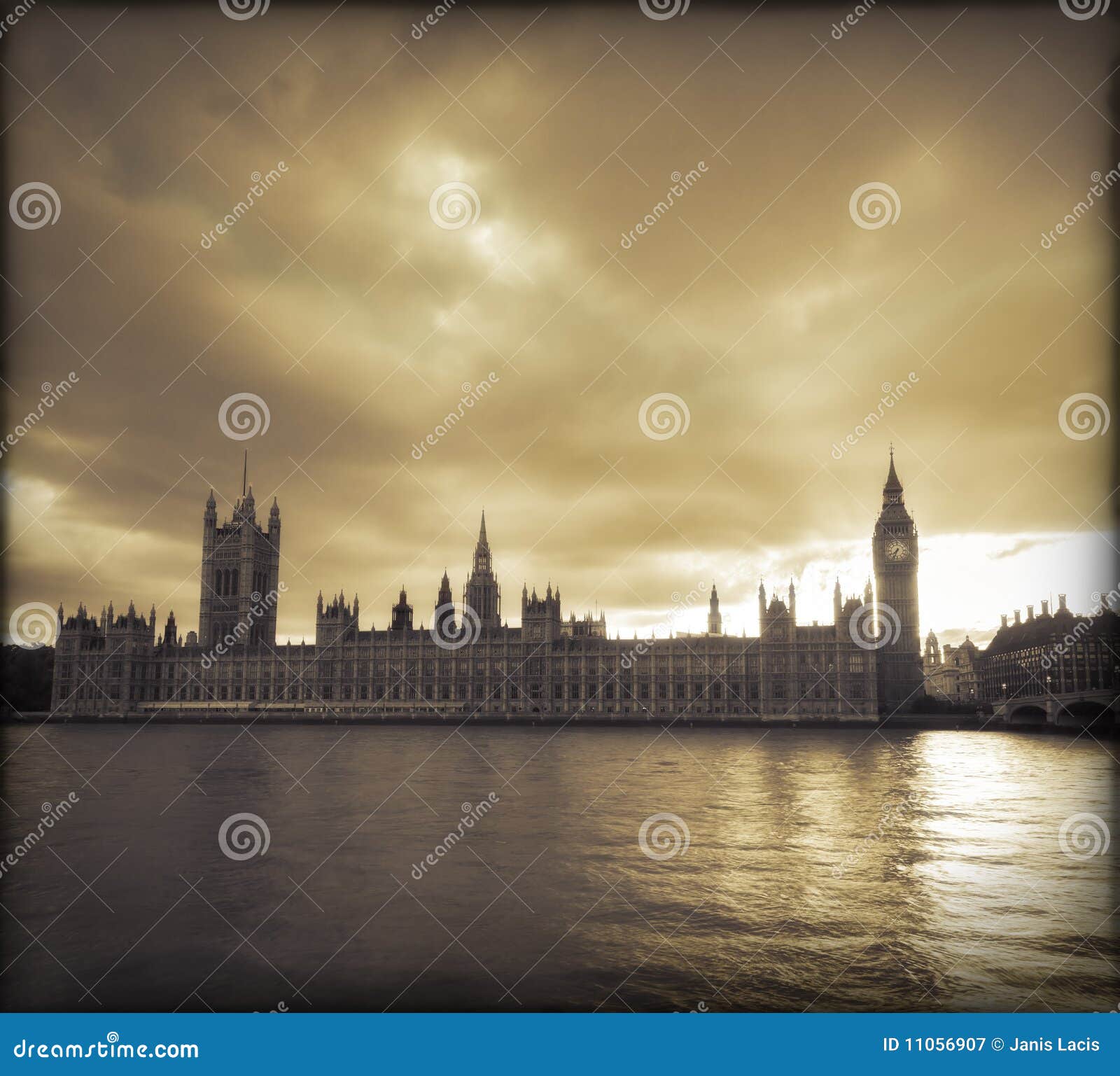Storm clouds over London stock image. Image of aged, british - 11056907