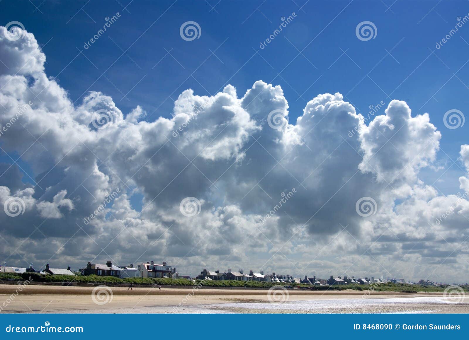 Storm clouds over Troon stock photo. Image of space, house - 8468090