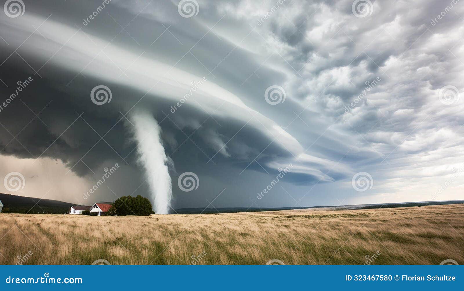 Storm Clouds ,perfect Storm. Tornado Stock Illustration - Illustration ...