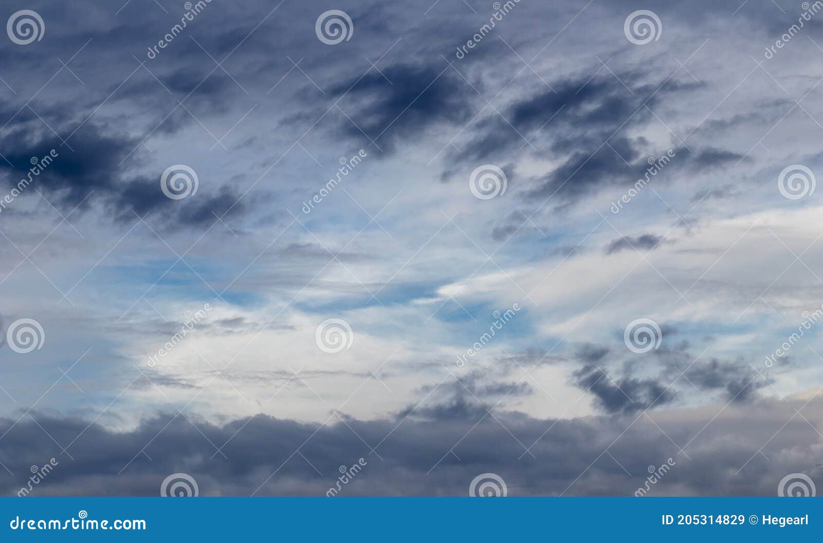 Storm Clouds Reveals Electric Blue Sky Replacement Stock Image - Image ...