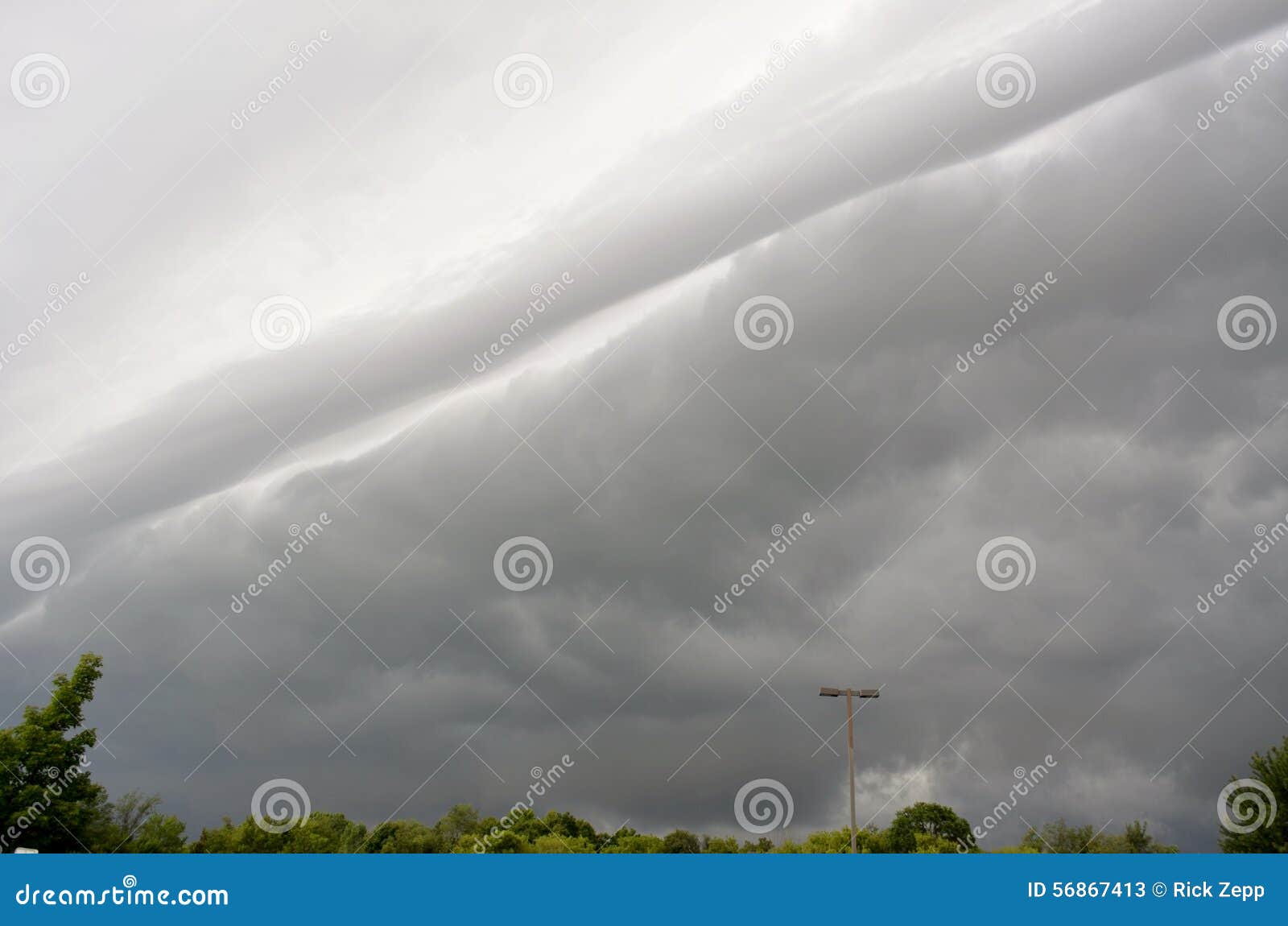 Storm Clouds Rolling in stock image. Image of summer - 56867413