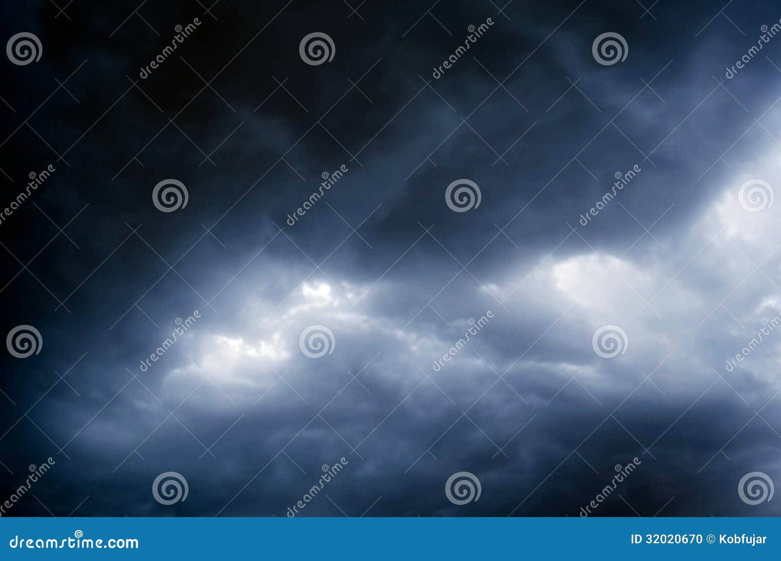 Storm Cloudy Sky before Raining Stock Photo - Image of field, green ...