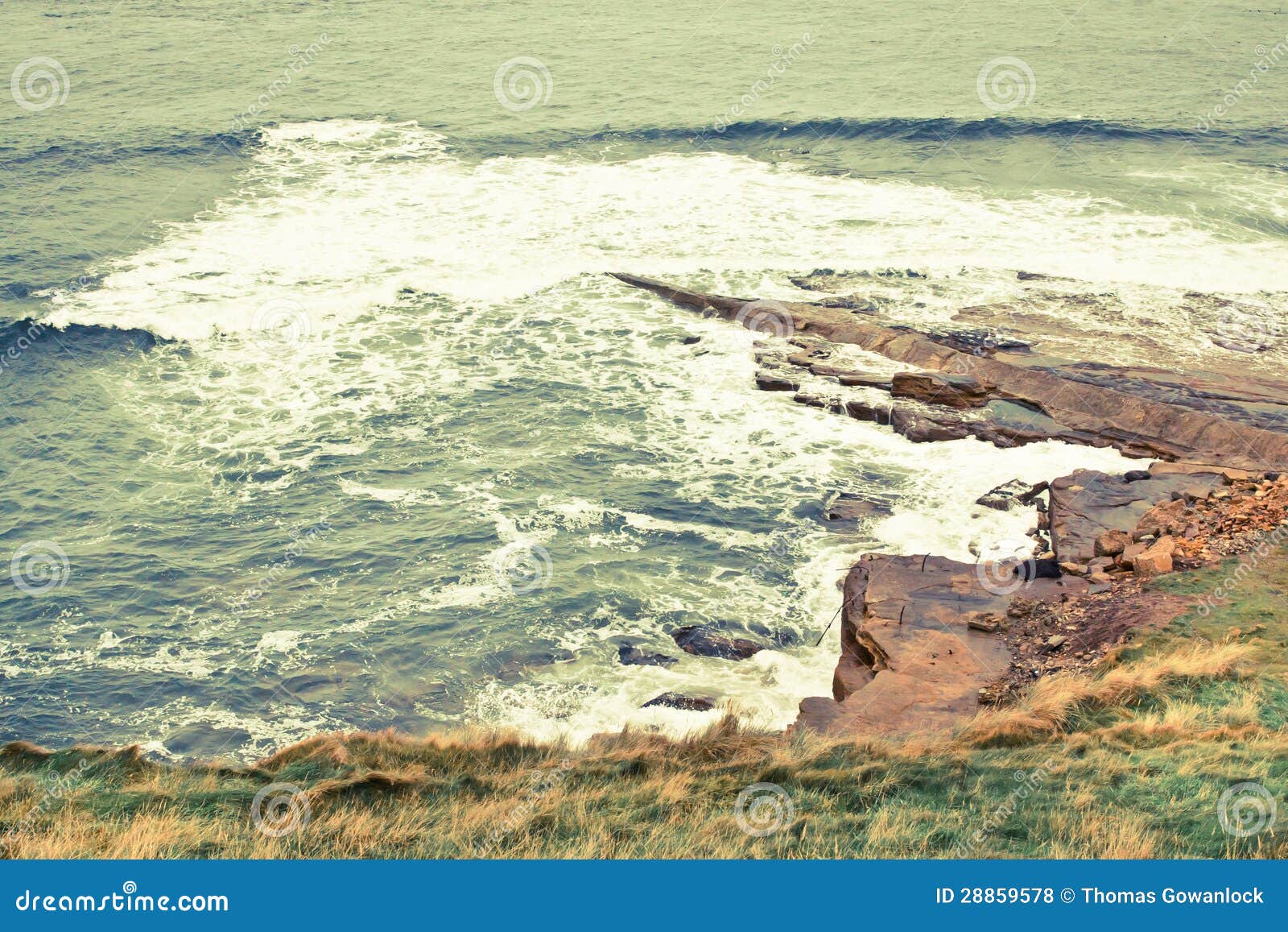 Storm at the coast stock photo. Image of cold, sclotland - 28859578