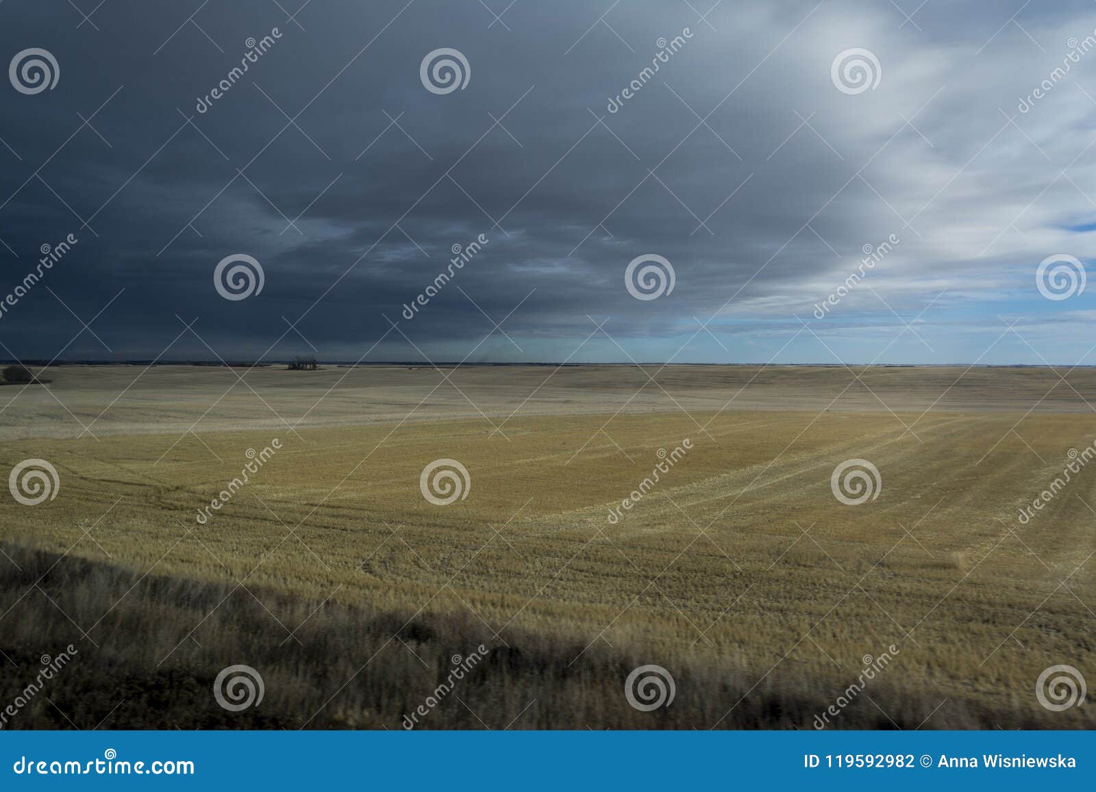 Storm coming over fields stock photo. Image of cloudy - 119592982