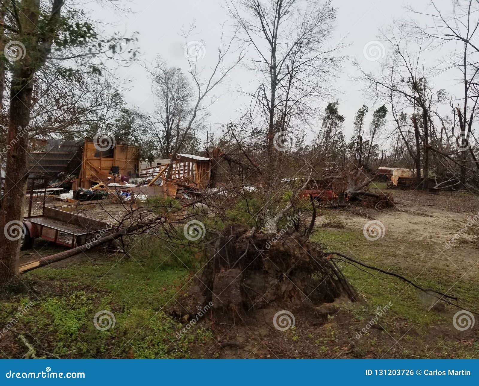 Storm damage stock photo. Image of tornado, storm, destruction - 131203726