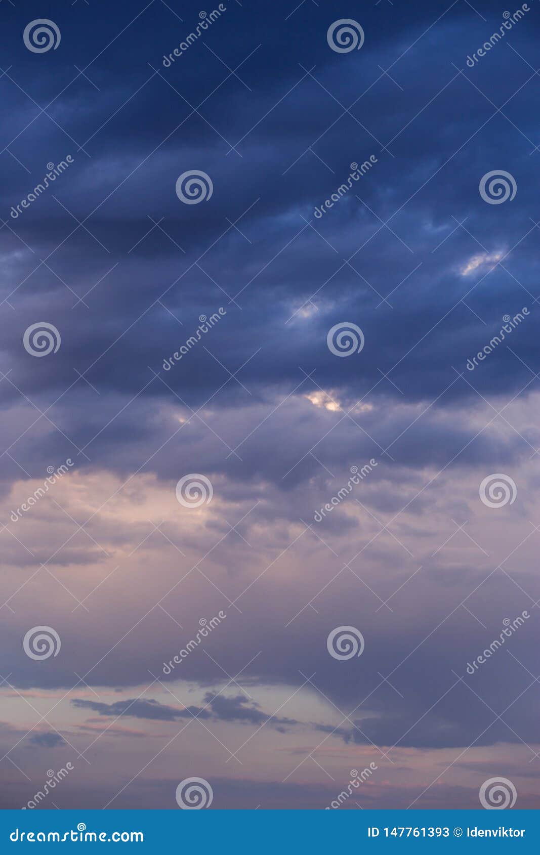 Storm Dark Blue Violet Clouds Sky Background Texture Stock Image ...