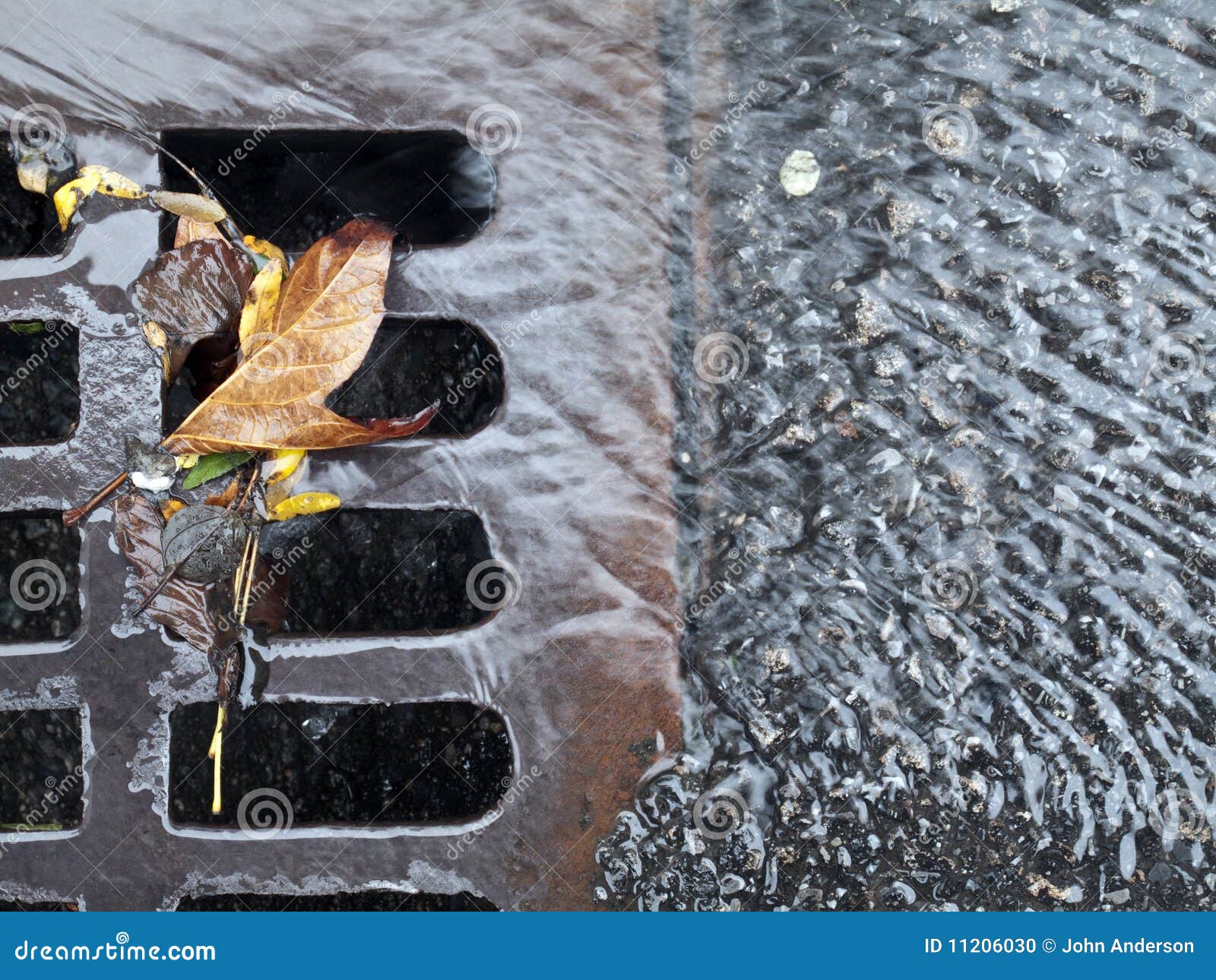 Storm Drain Outflow Of Stormwater, Water Drainage. Dirty Water ...