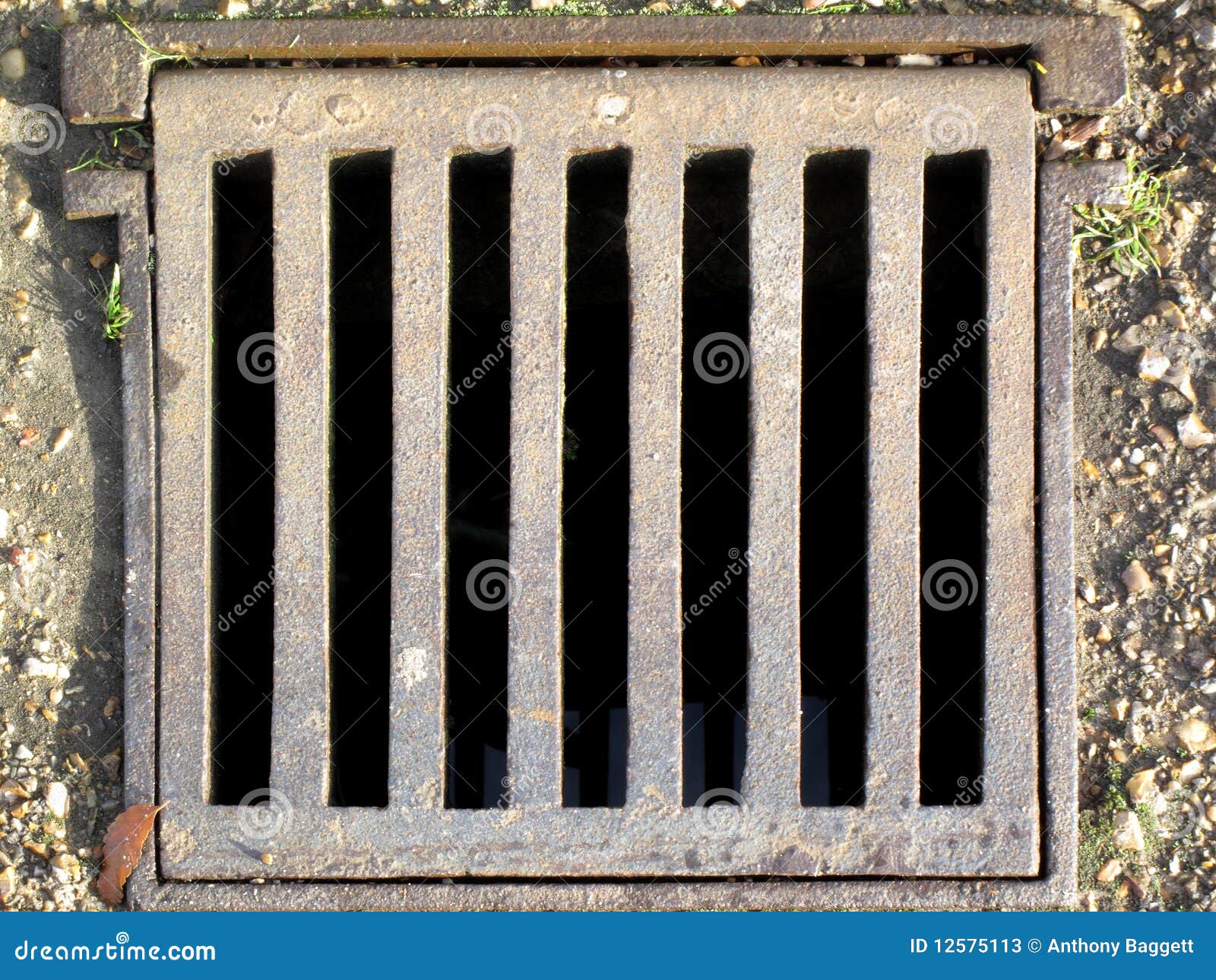 Storm Drain stock image. Image of sewage, textured, oblong - 12575113