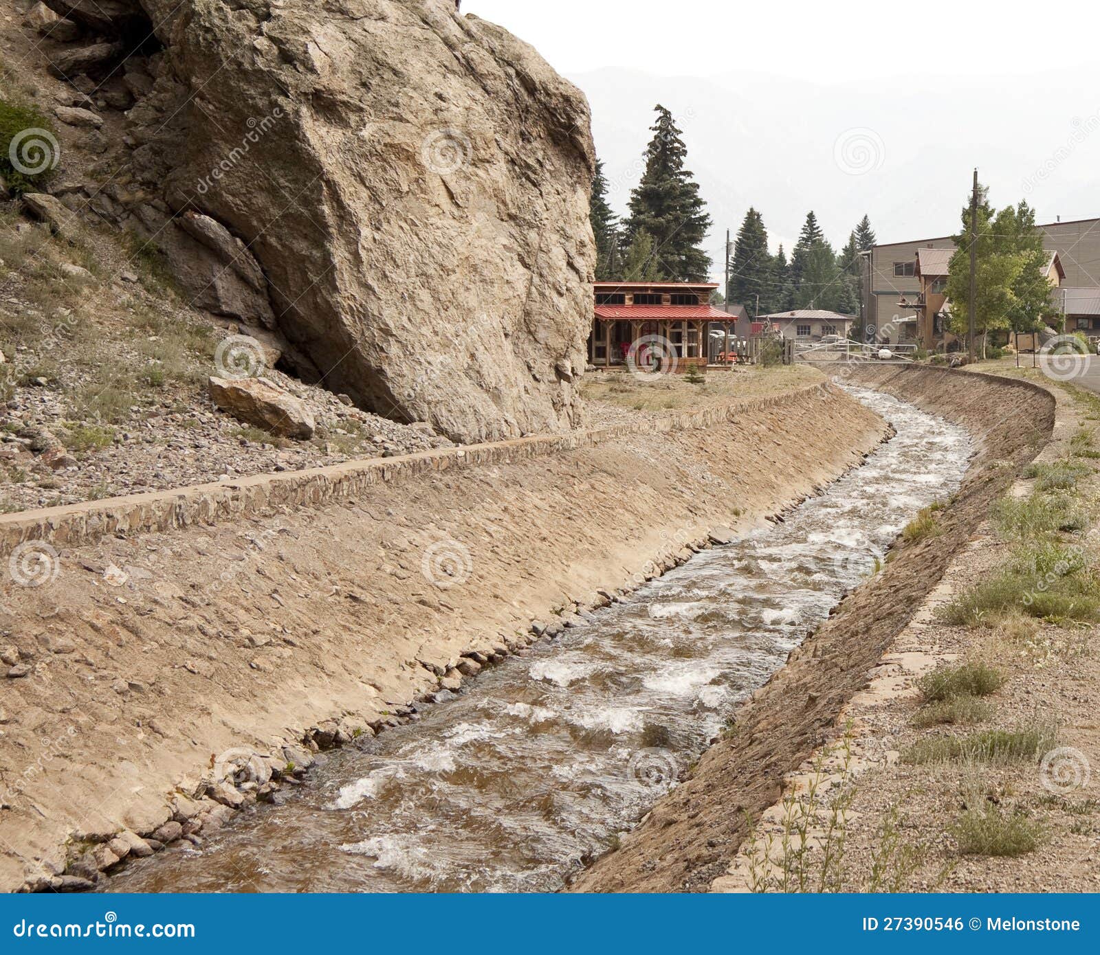 Storm drain channel stock photo. Image of fast, america - 27390546