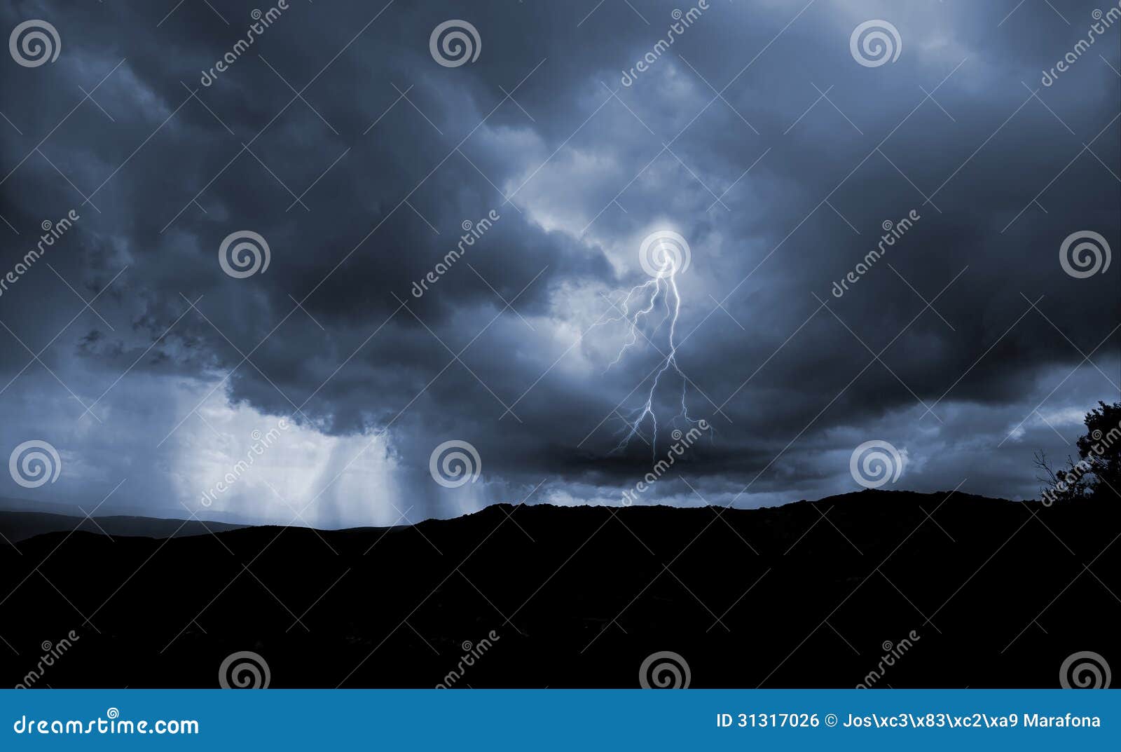Storm stock photo. Image of nature, powerful, rain, power - 31317026