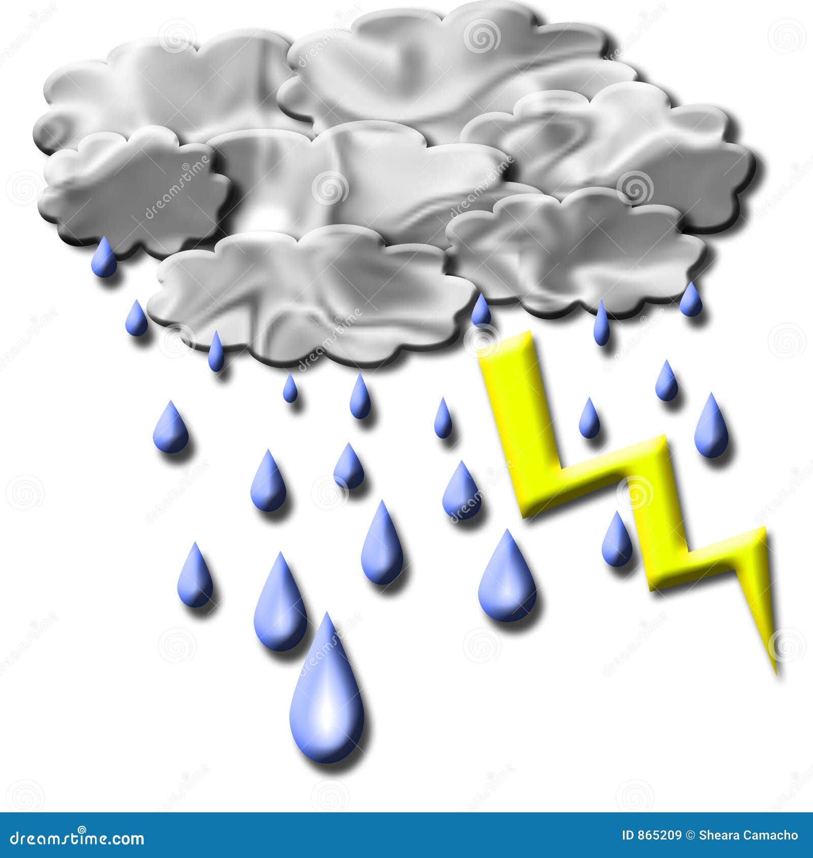 Storm effect stock illustration. Illustration of color - 865209