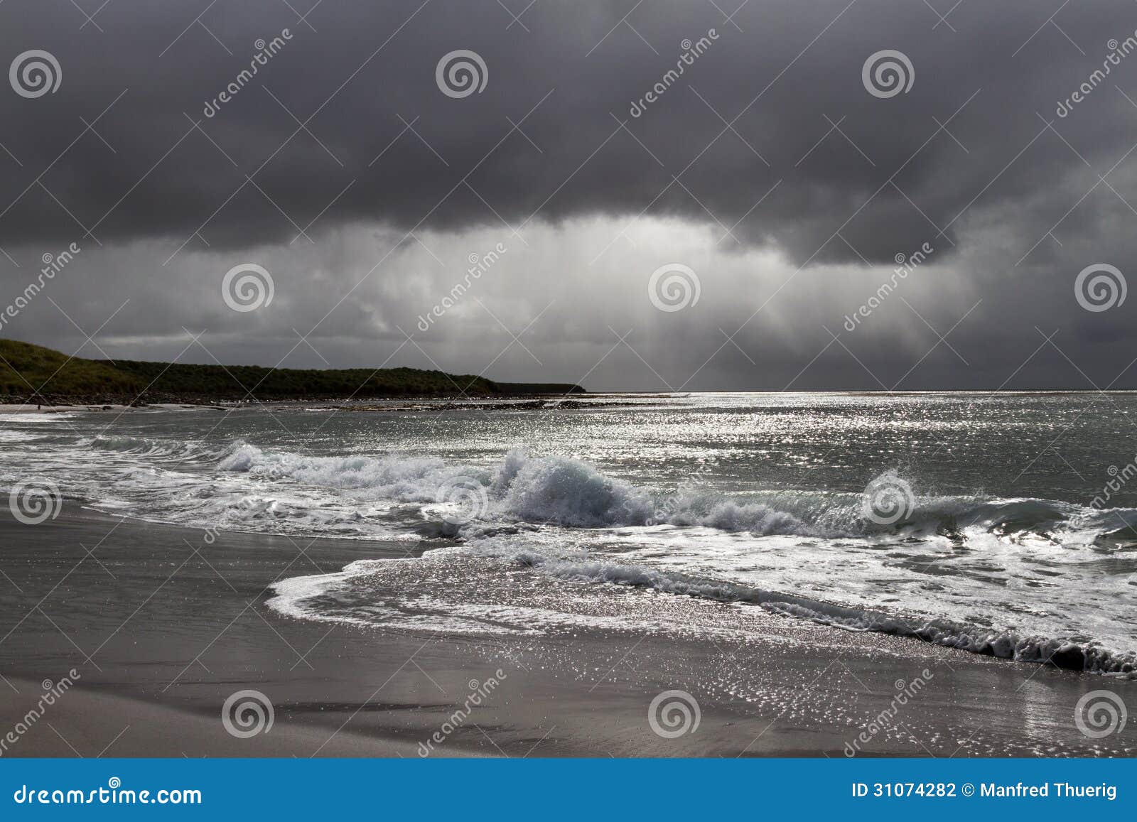 Storm on Falkland Islands stock photo. Image of locations - 31074282