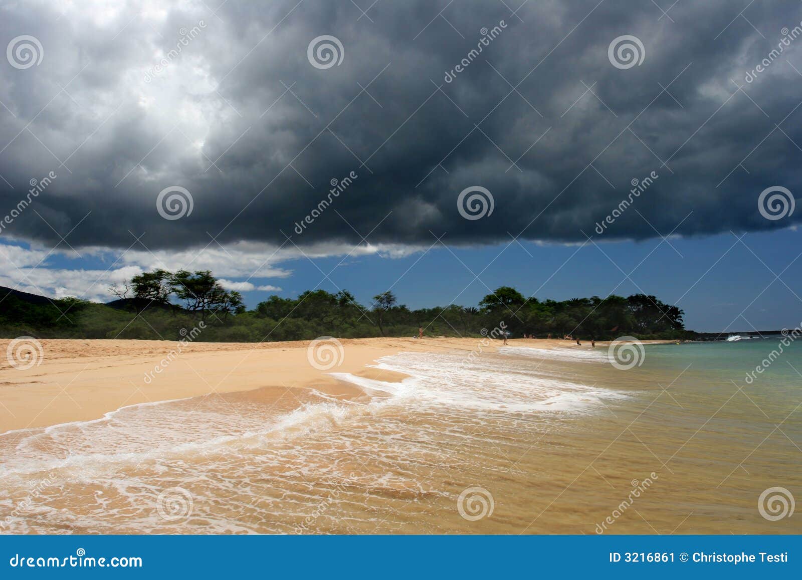 Storm Forming Above Tropical B Stock Image - Image of blue, heavy: 3216861