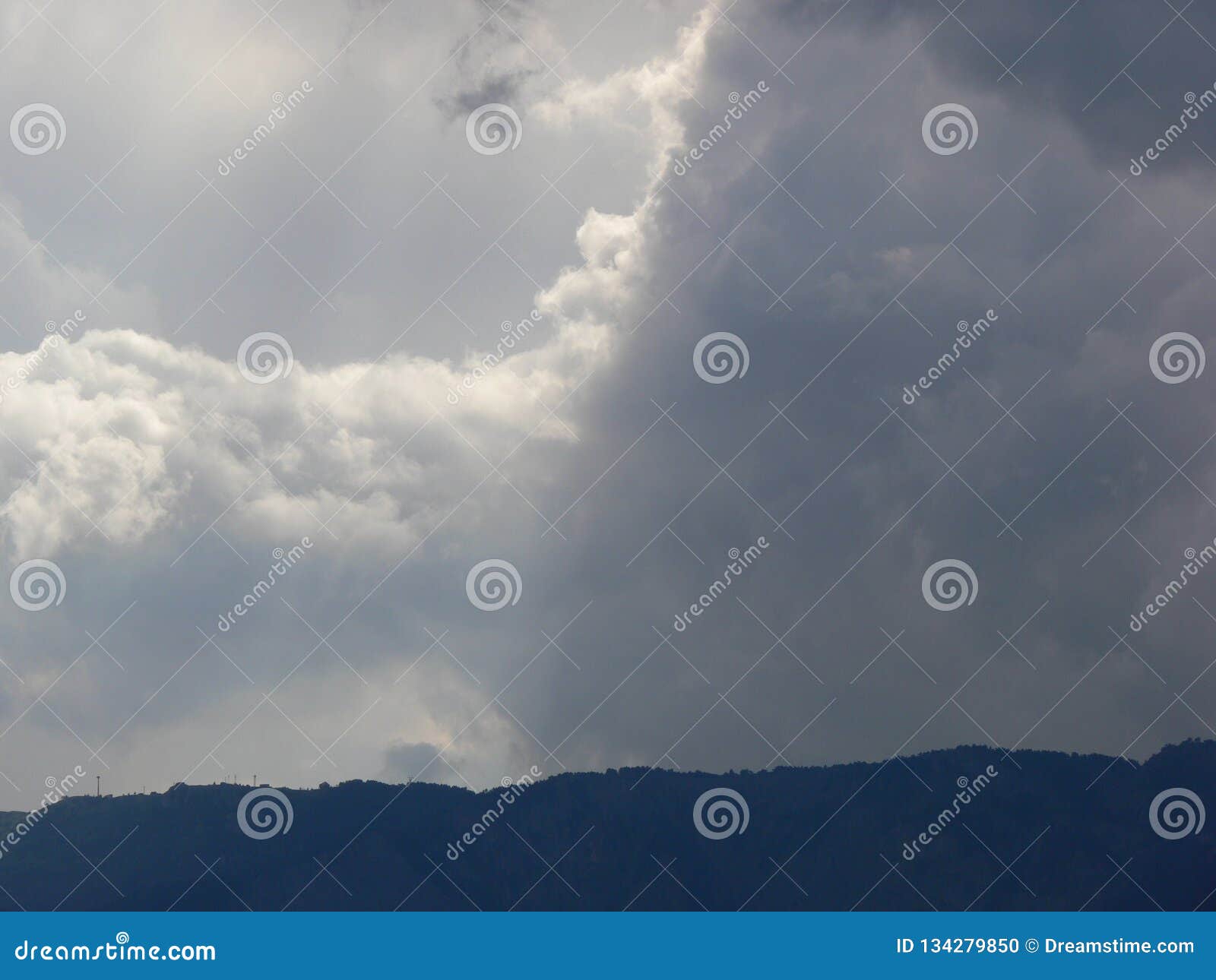 Storm front approaching stock photo. Image of weather - 134279850