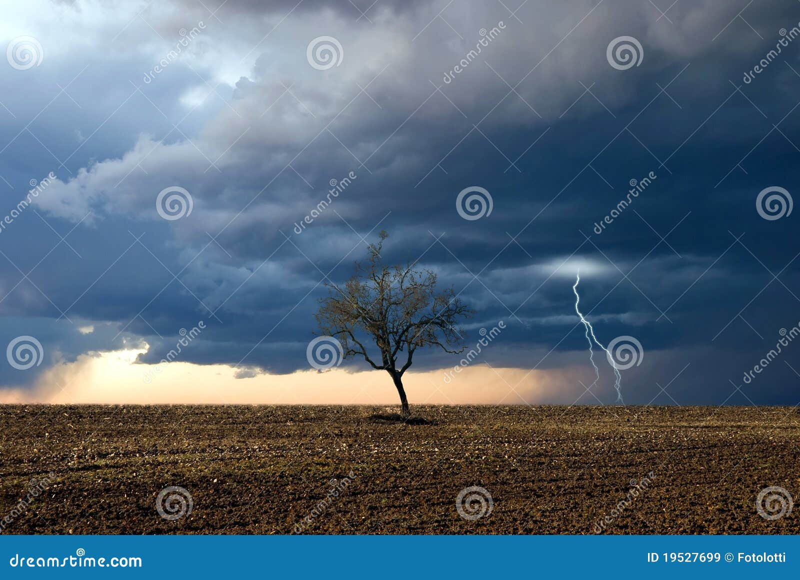 Storm at the horizon stock image. Image of europe, horizon - 19527699