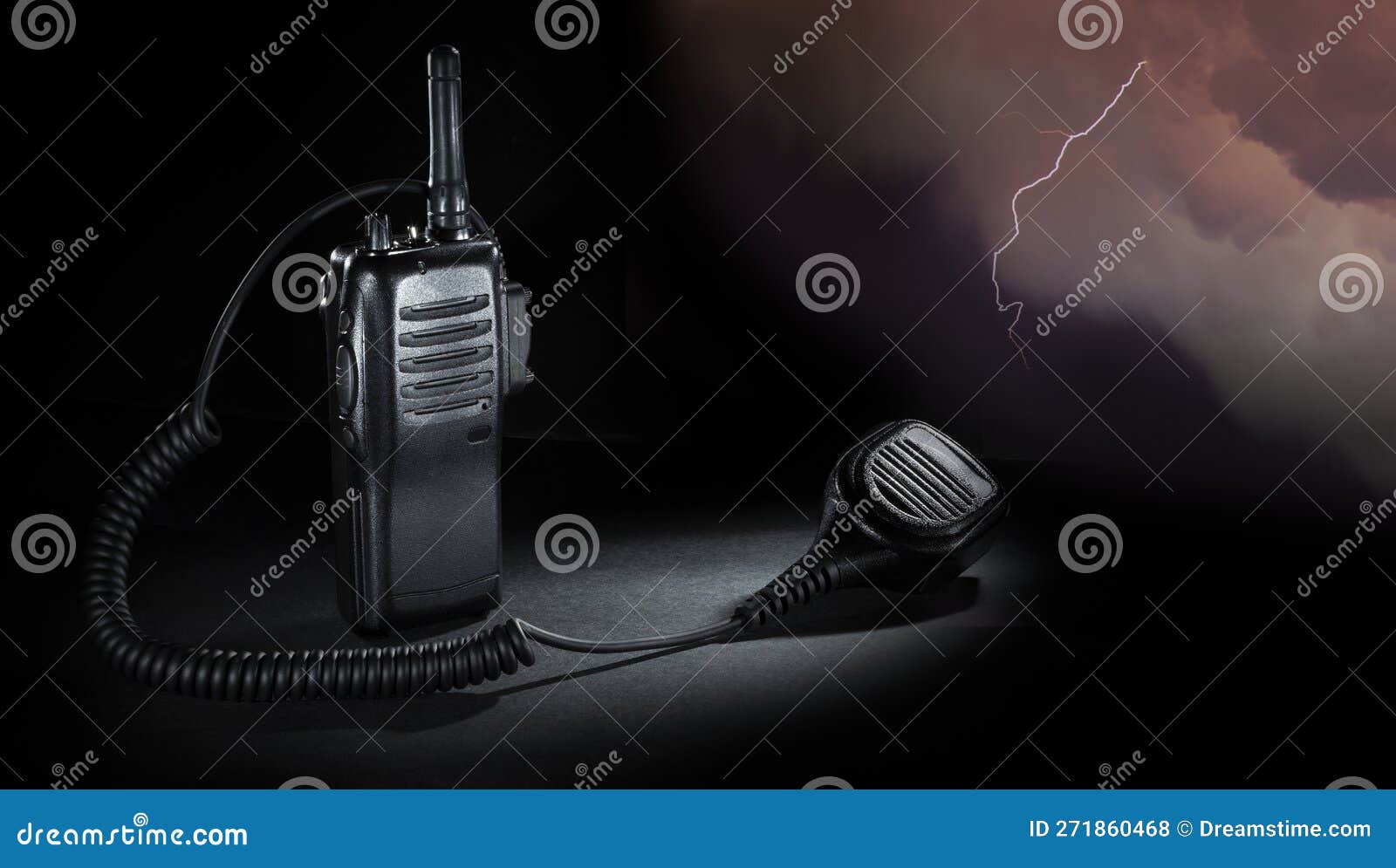 Storm with Lightning Behind a Two Way Radio Stock Photo - Image of ... Storm with Lightning Behind a Two Way Radio Stock Photo - Image of ...