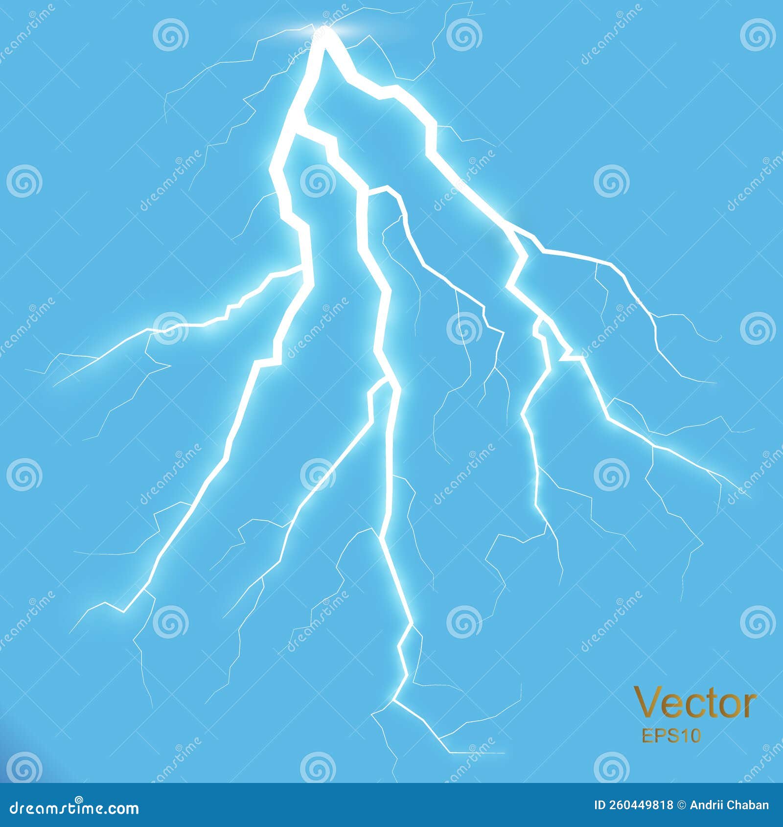 Storm with Lightning Isolated on Transparent Background. Stock Vector ...